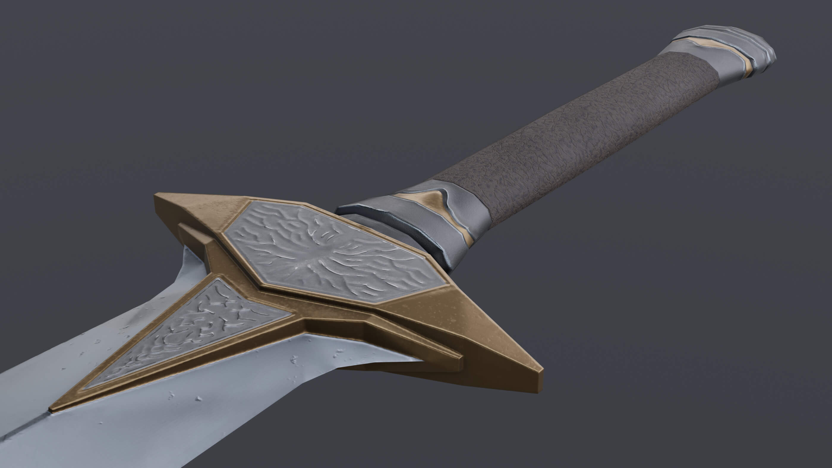 Sword Metal 08 - 3D Model by VladyslavVlad