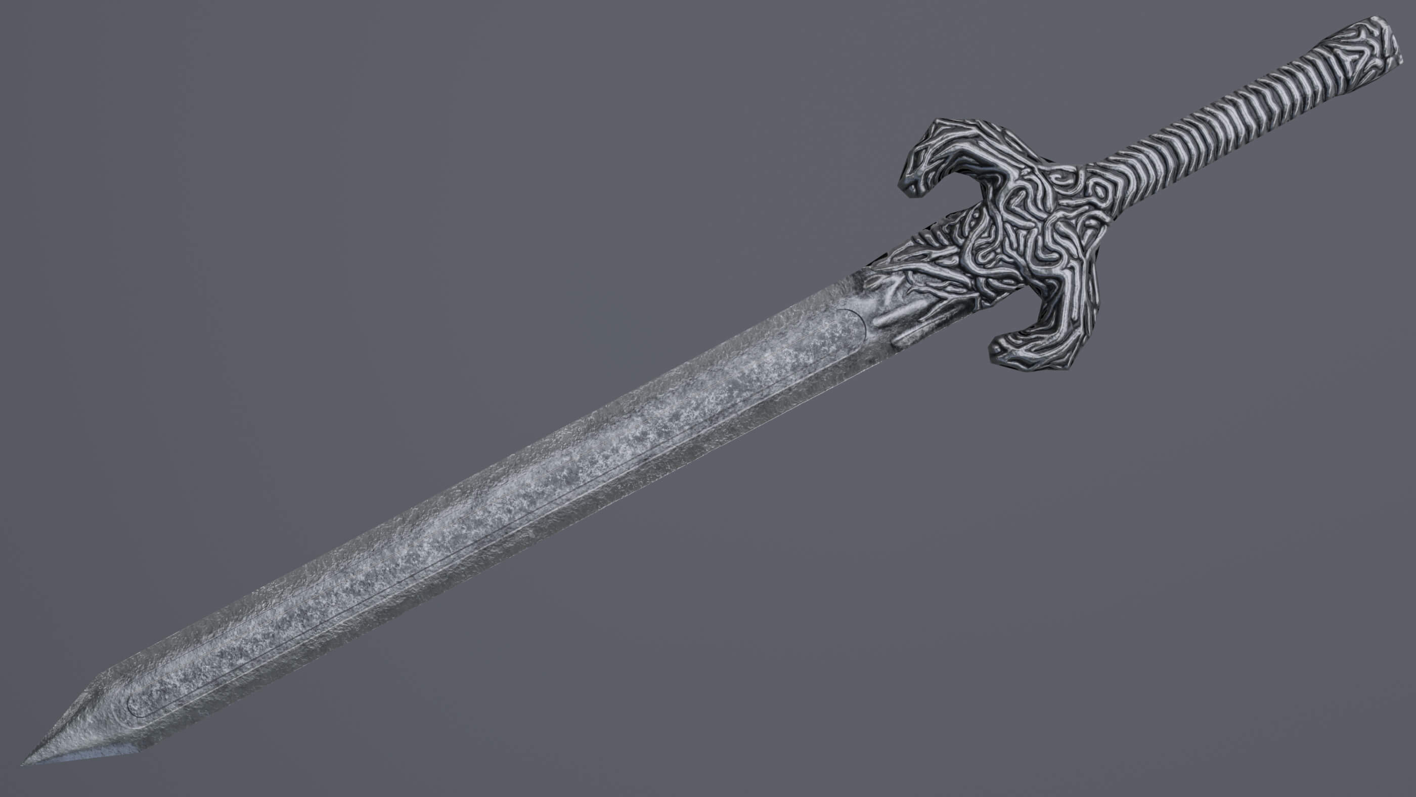 Sword Metal 09 - 3D Model by VladyslavVlad
