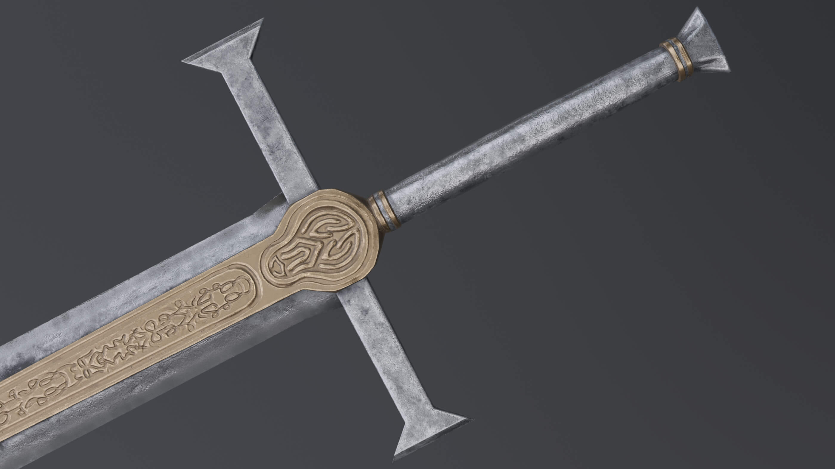 Sword Metal 10 - 3D Model by VladyslavVlad
