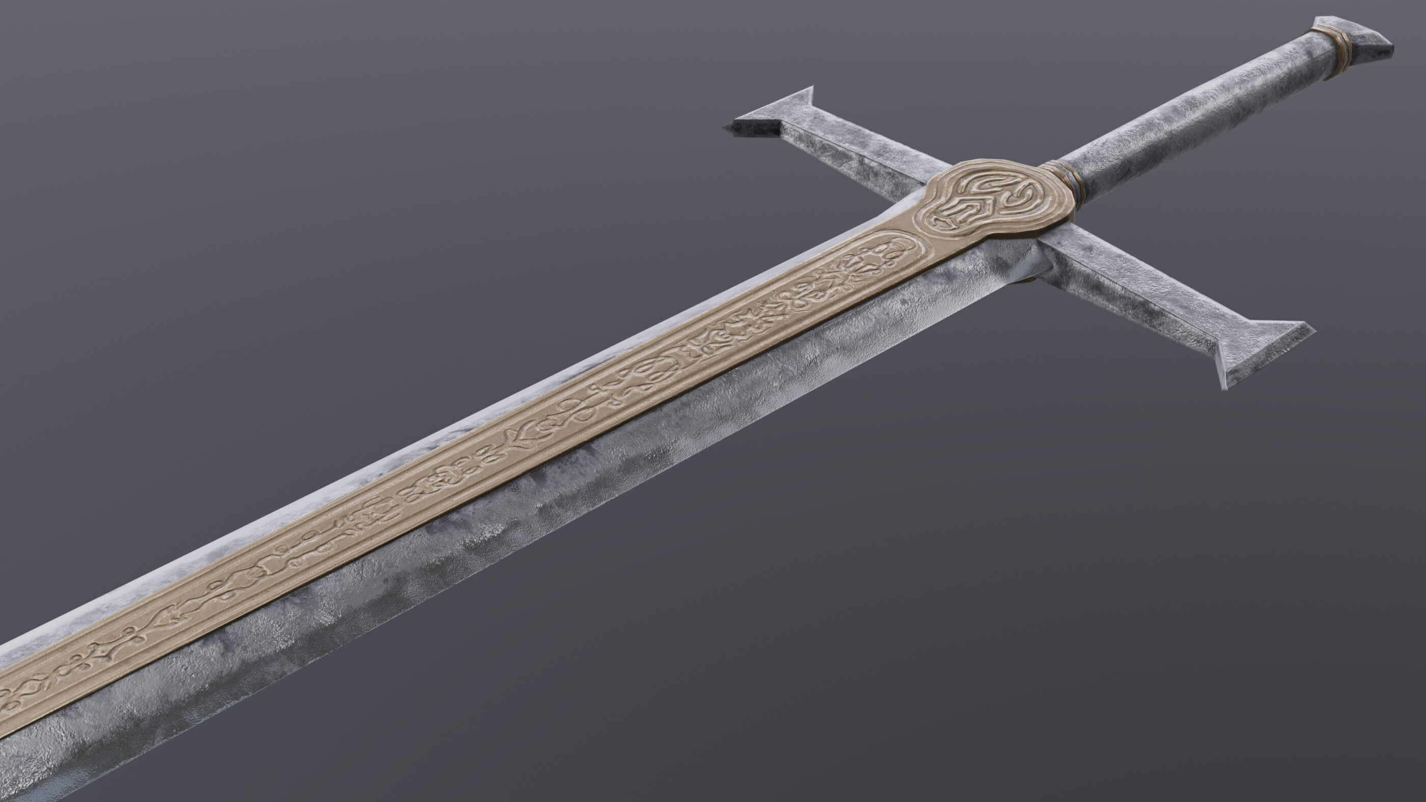 Sword Metal 10 - 3D Model by VladyslavVlad