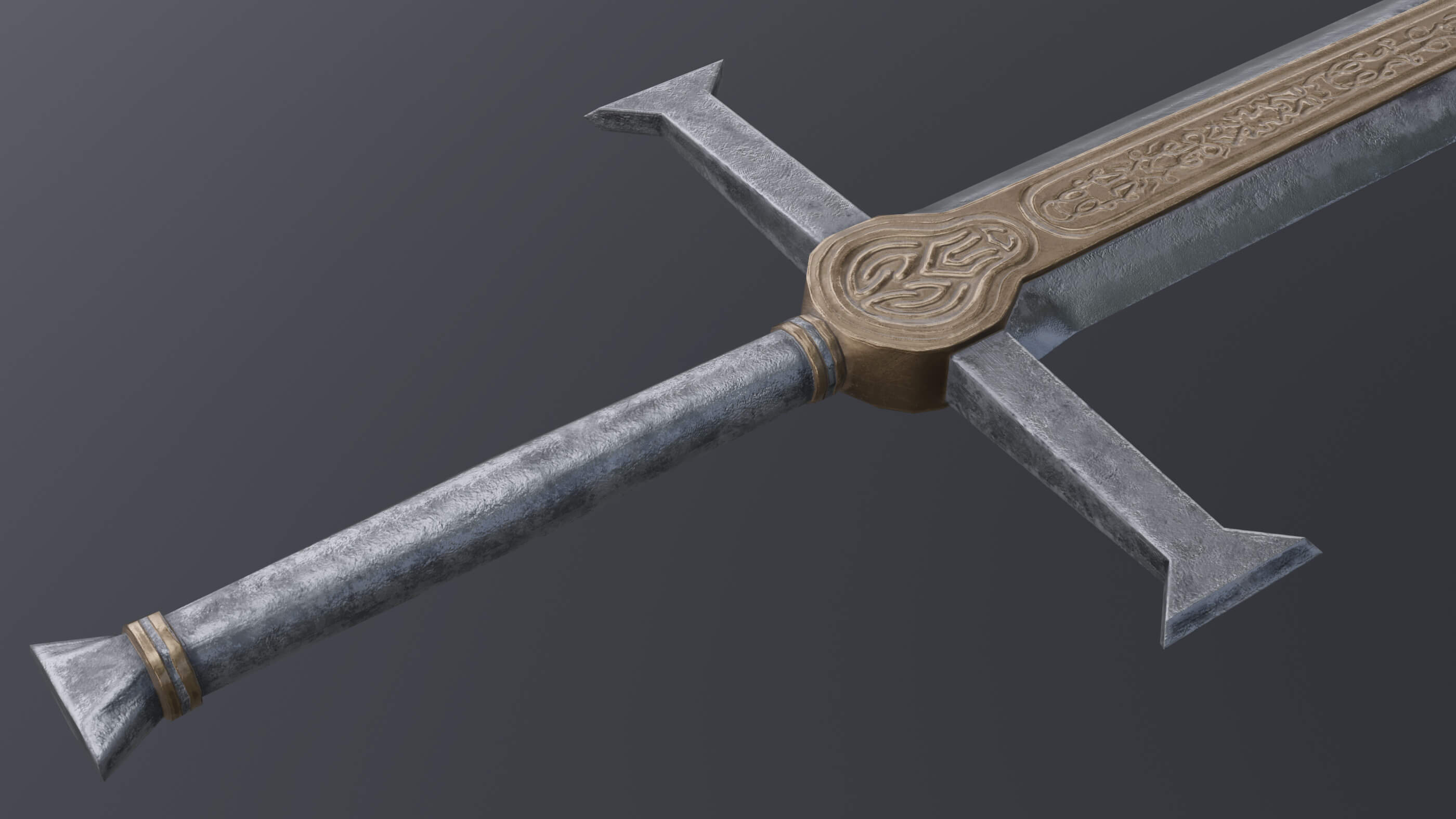 Sword Metal 10 - 3D Model by VladyslavVlad