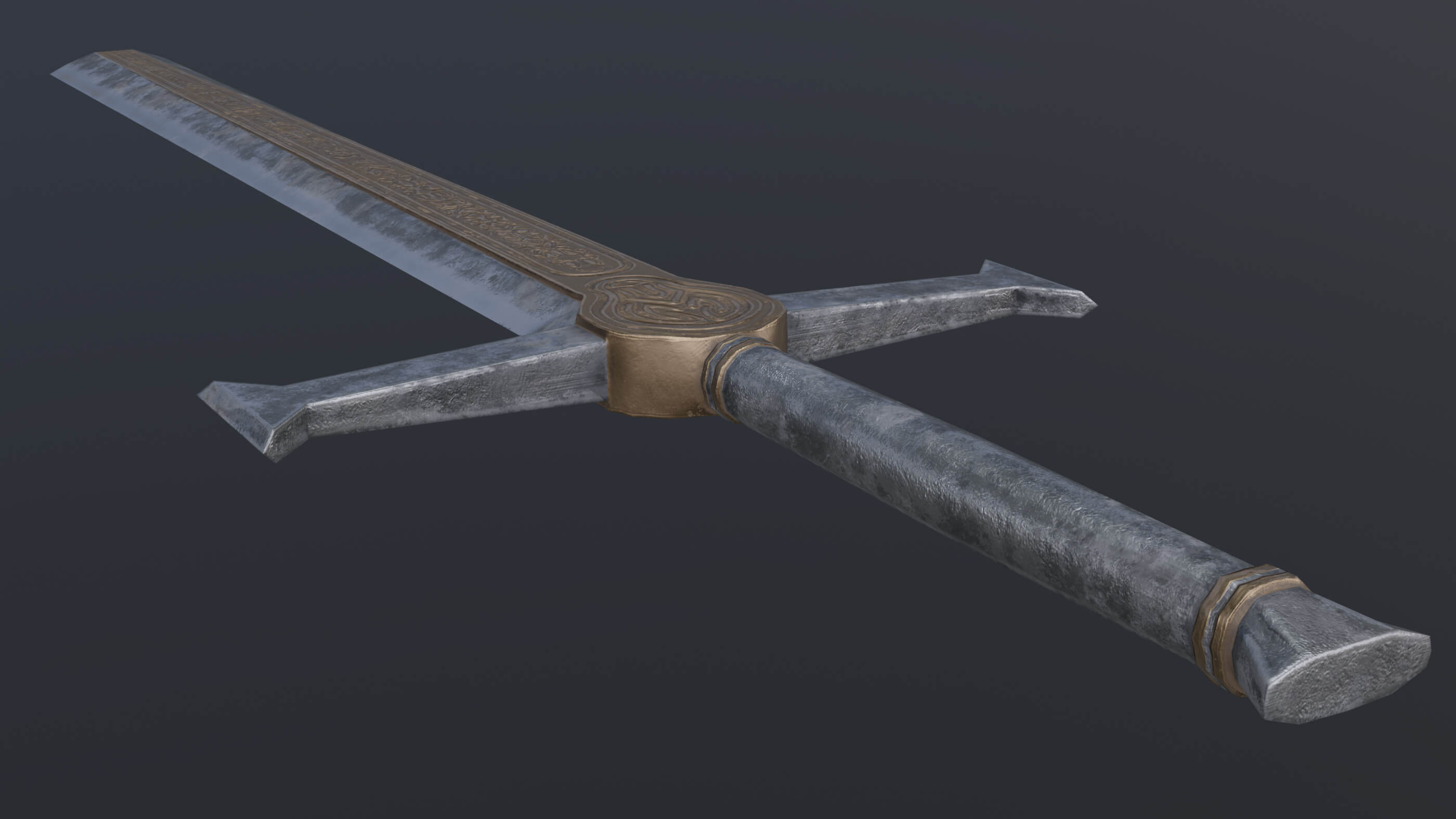 Sword Metal 10 - 3D Model by VladyslavVlad