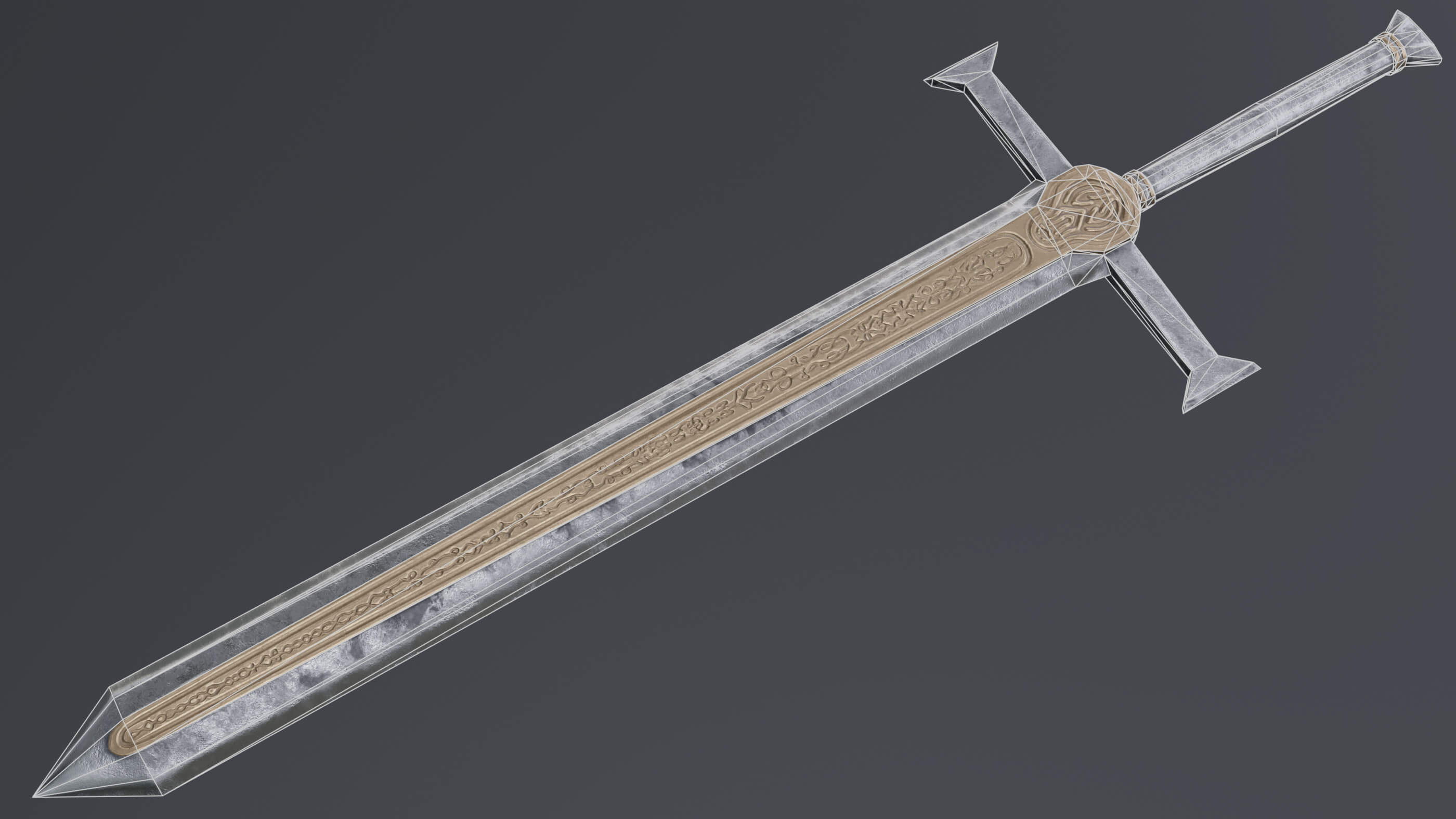 Sword Metal 10 - 3D Model by VladyslavVlad