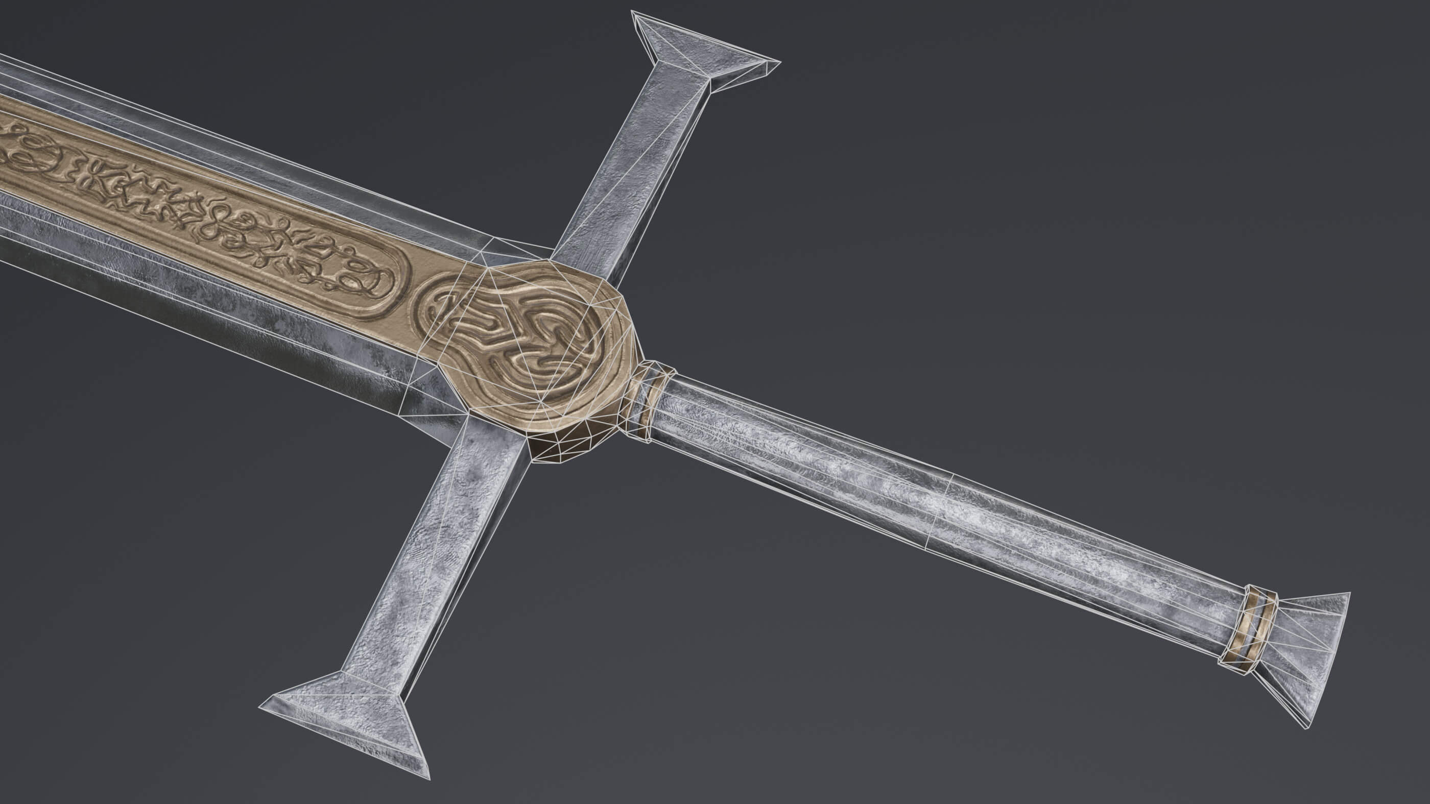 Sword Metal 10 - 3D Model by VladyslavVlad