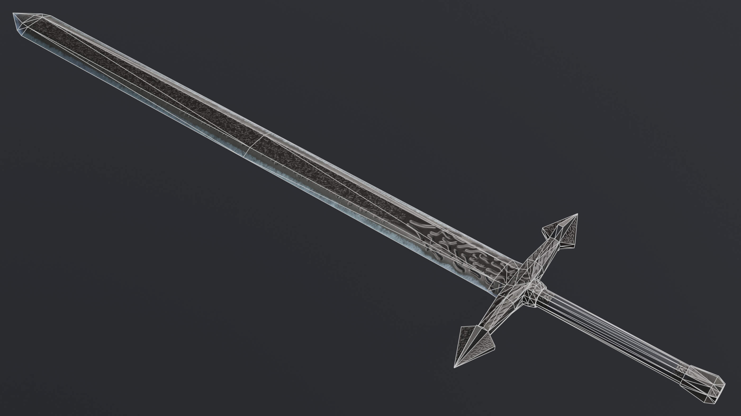 Sword Metal 11 - 3D Model by VladyslavVlad