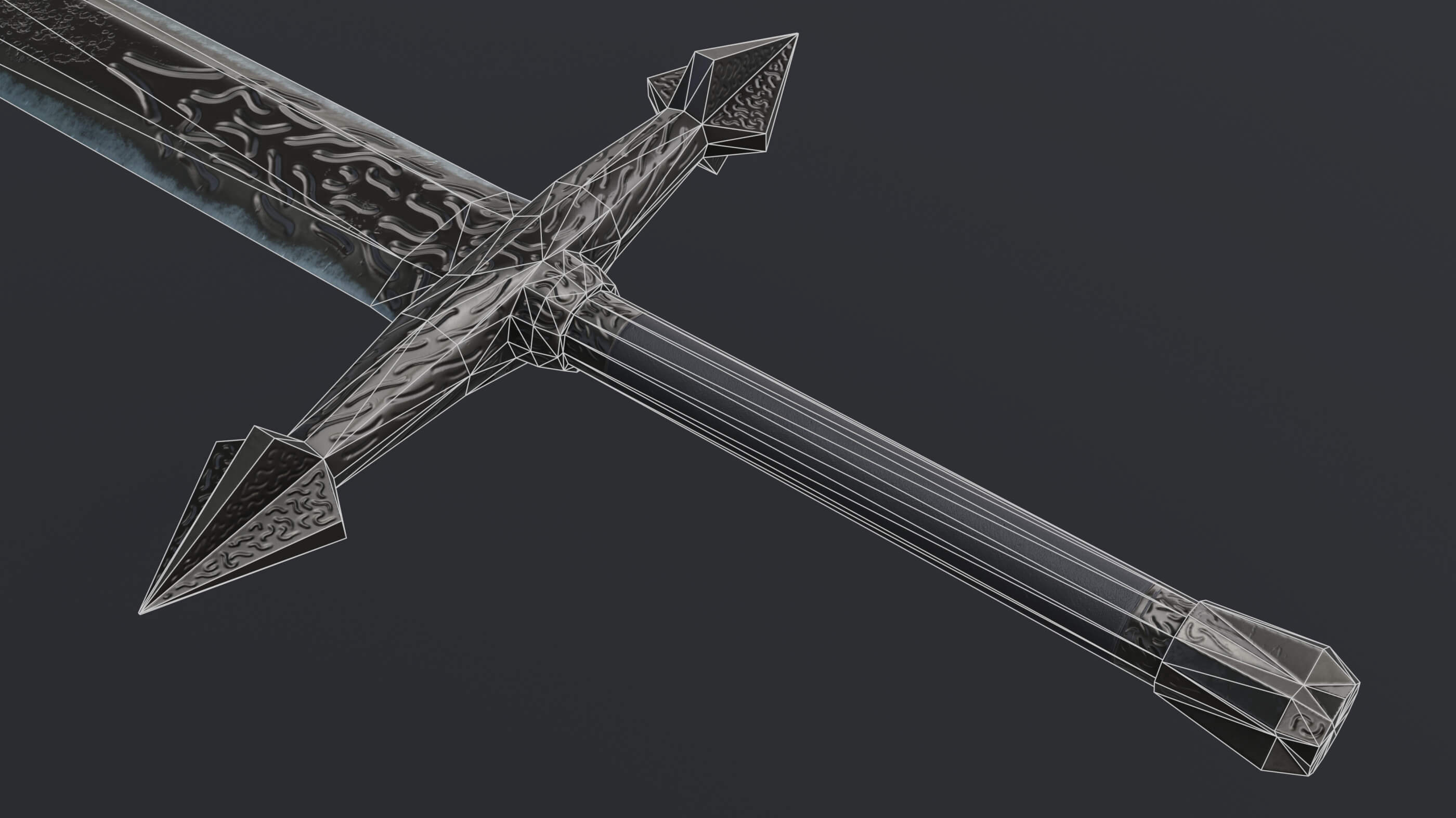Sword Metal 11 - 3D Model by VladyslavVlad