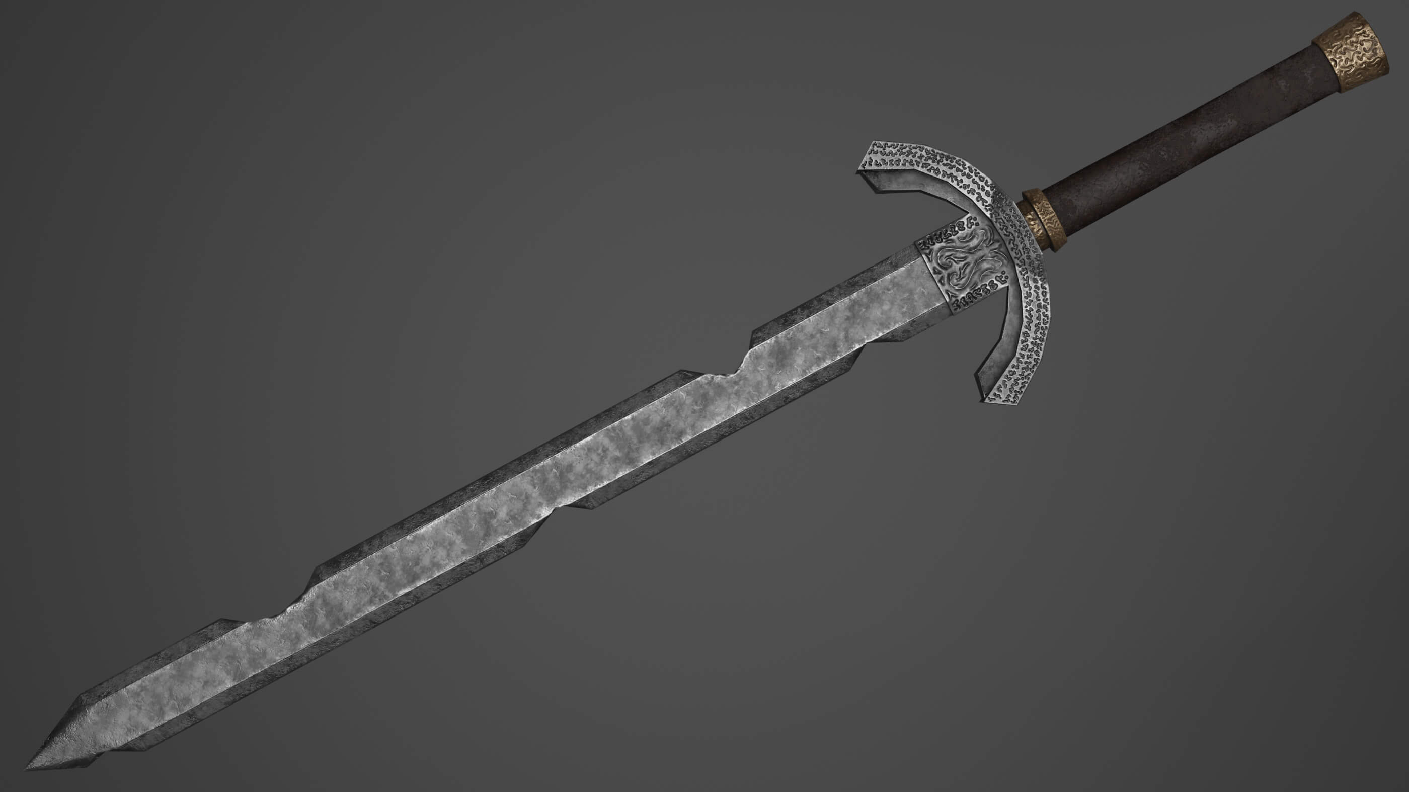 Sword Metal 12 - 3D Model by VladyslavVlad