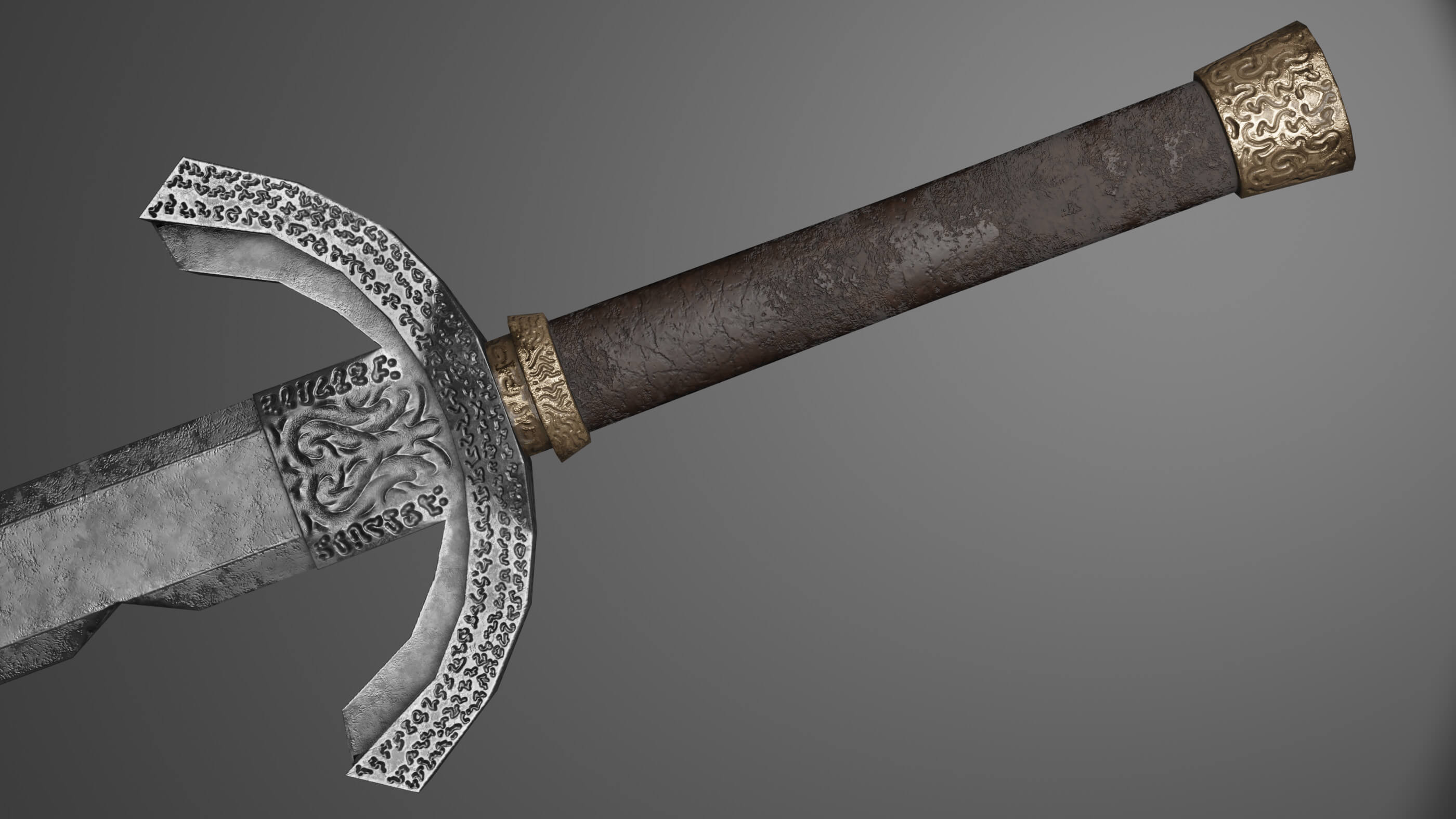 Sword Metal 12 - 3D Model by VladyslavVlad