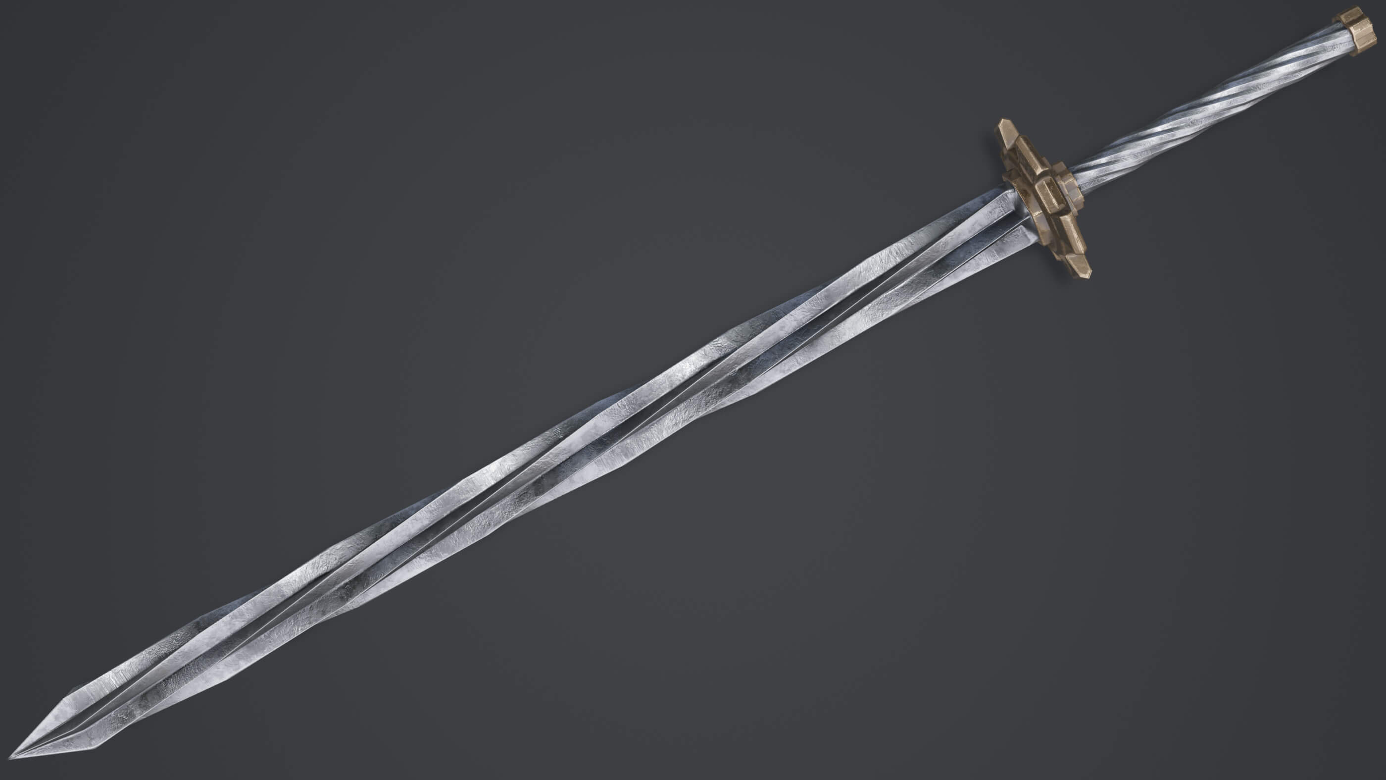 Sword Metal 15 - 3D Model by VladyslavVlad