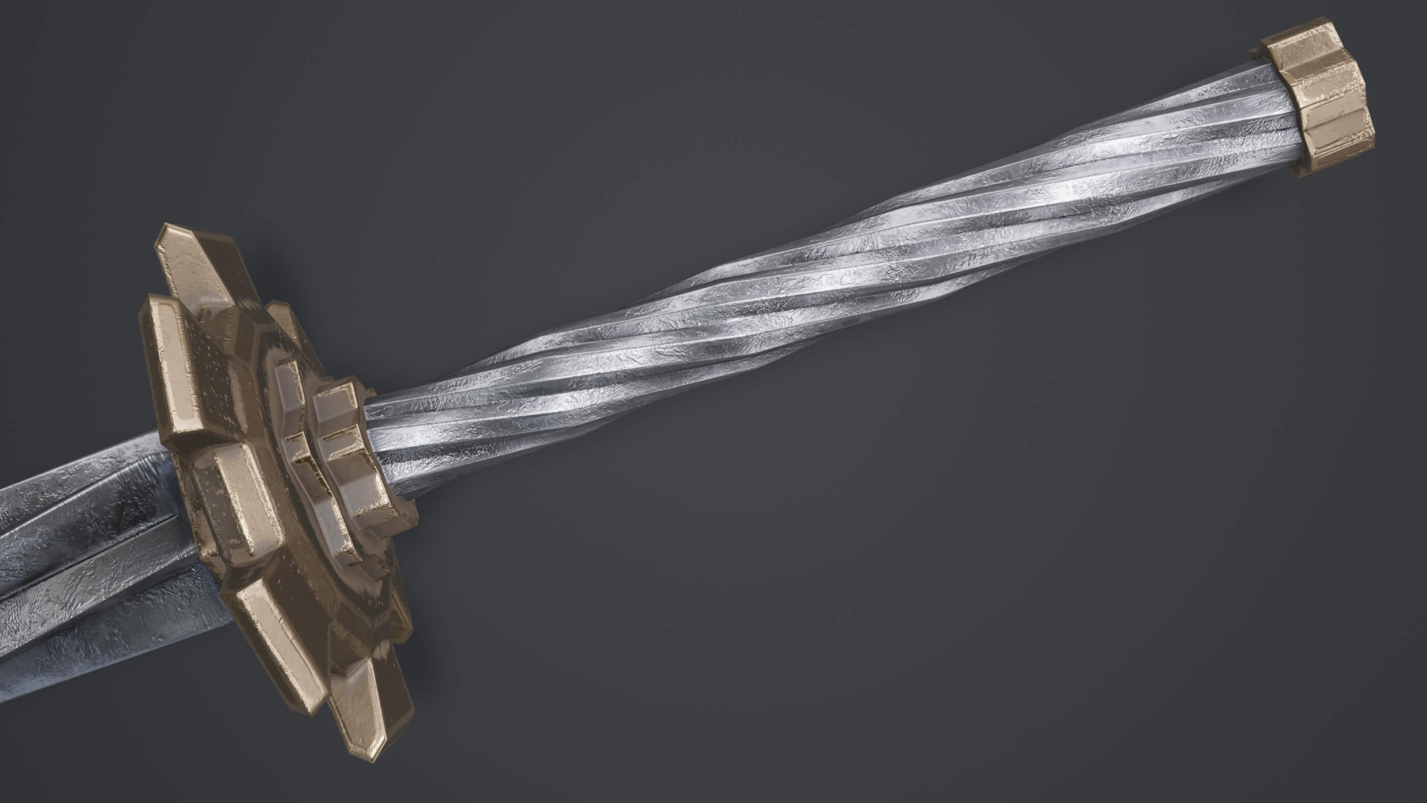 Sword Metal 15 - 3D Model by VladyslavVlad