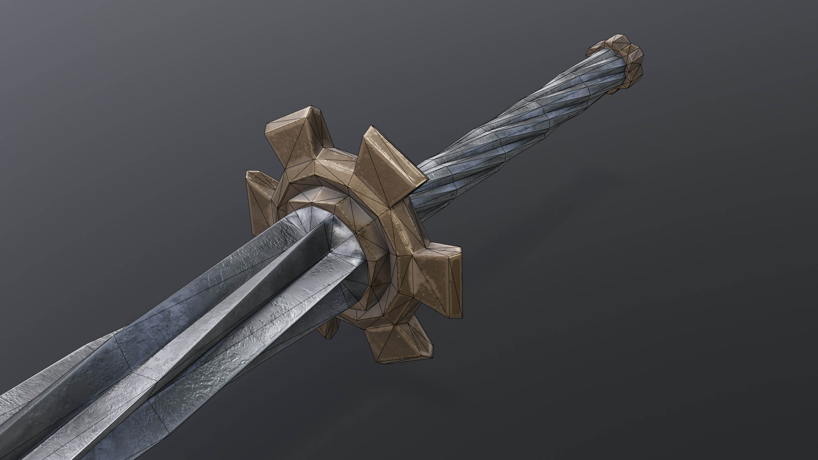Sword Metal 15 - 3D Model by VladyslavVlad