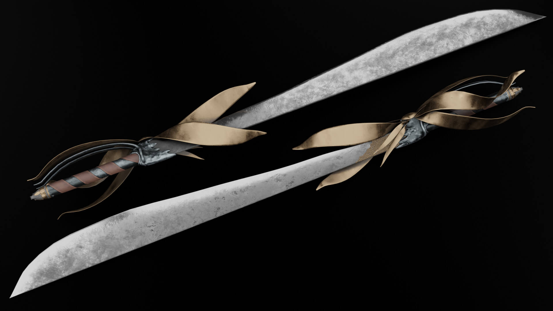 Sword Metal and Bronze - 3D Model by VladyslavVlad