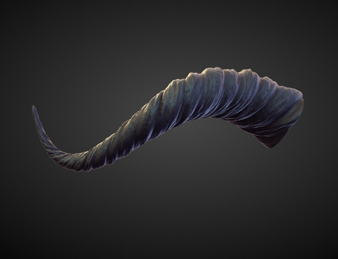 45 Horns High Poly Sculps Pack - 3D Model by Voltima