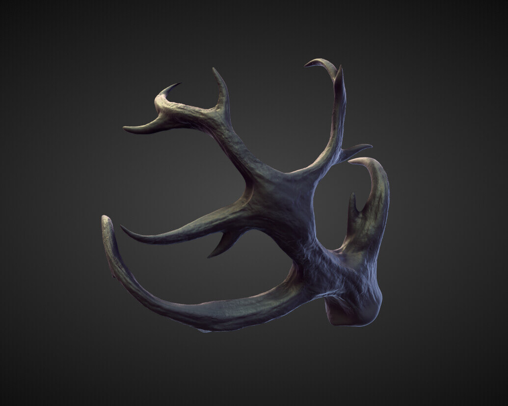 45 Horns High Poly Sculps Pack - 3D Model by Voltima