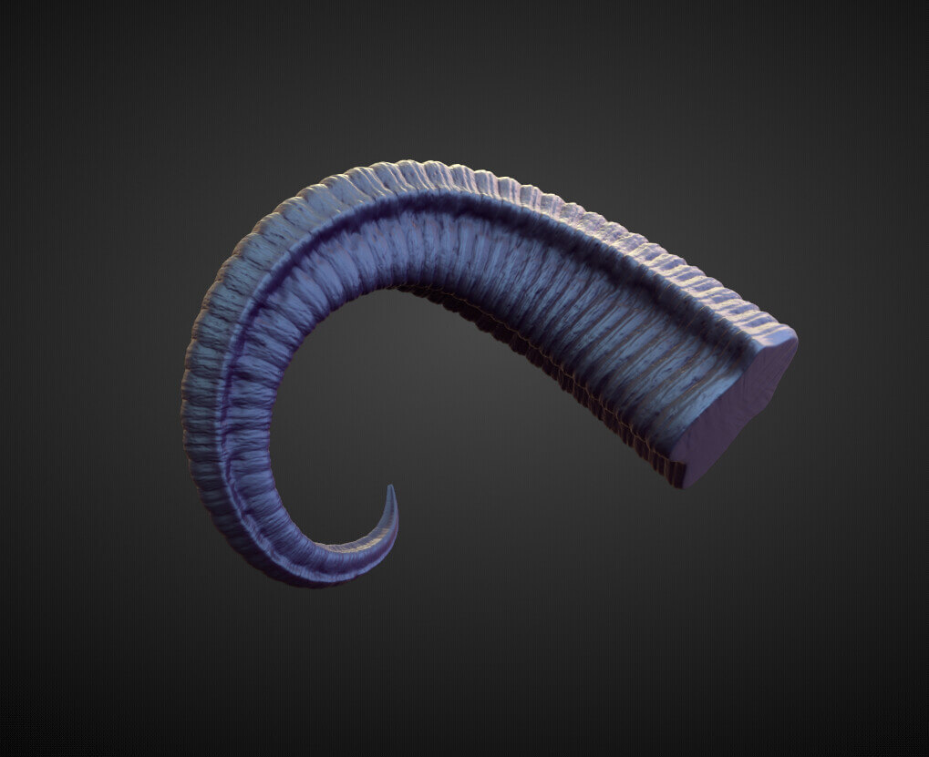 45 Horns High Poly Sculps Pack - 3D Model by Voltima