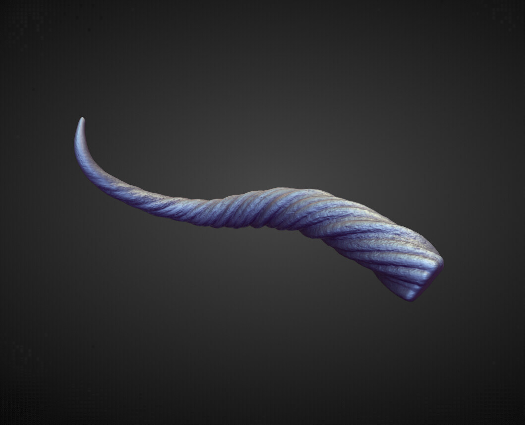 45 Horns High Poly Sculps Pack - 3D Model by Voltima