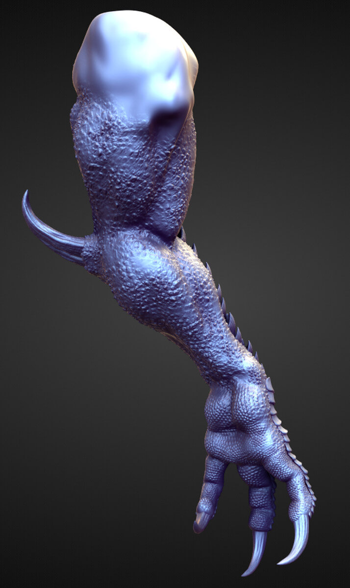 ARM18 High Poly Sculpt - 3D Model by Voltima