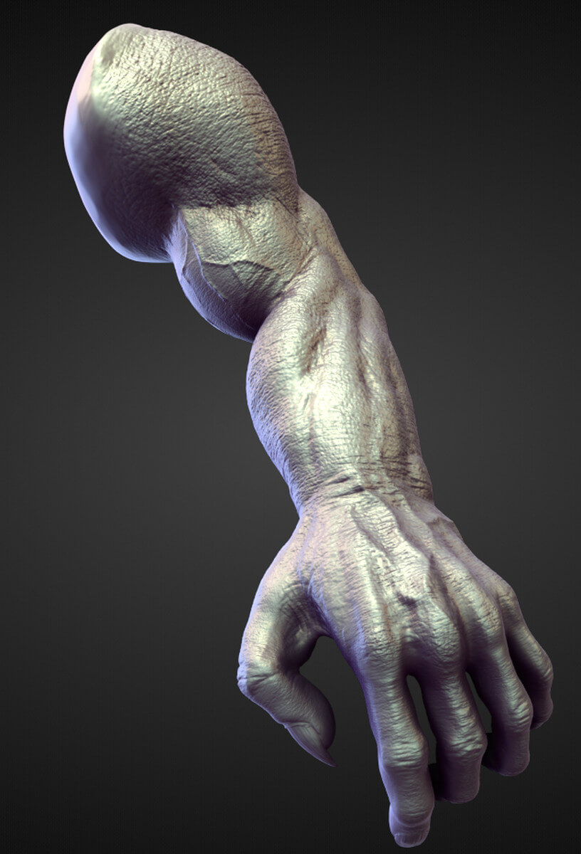 ARM1 High Poly Sculpt - 3D Model by Voltima