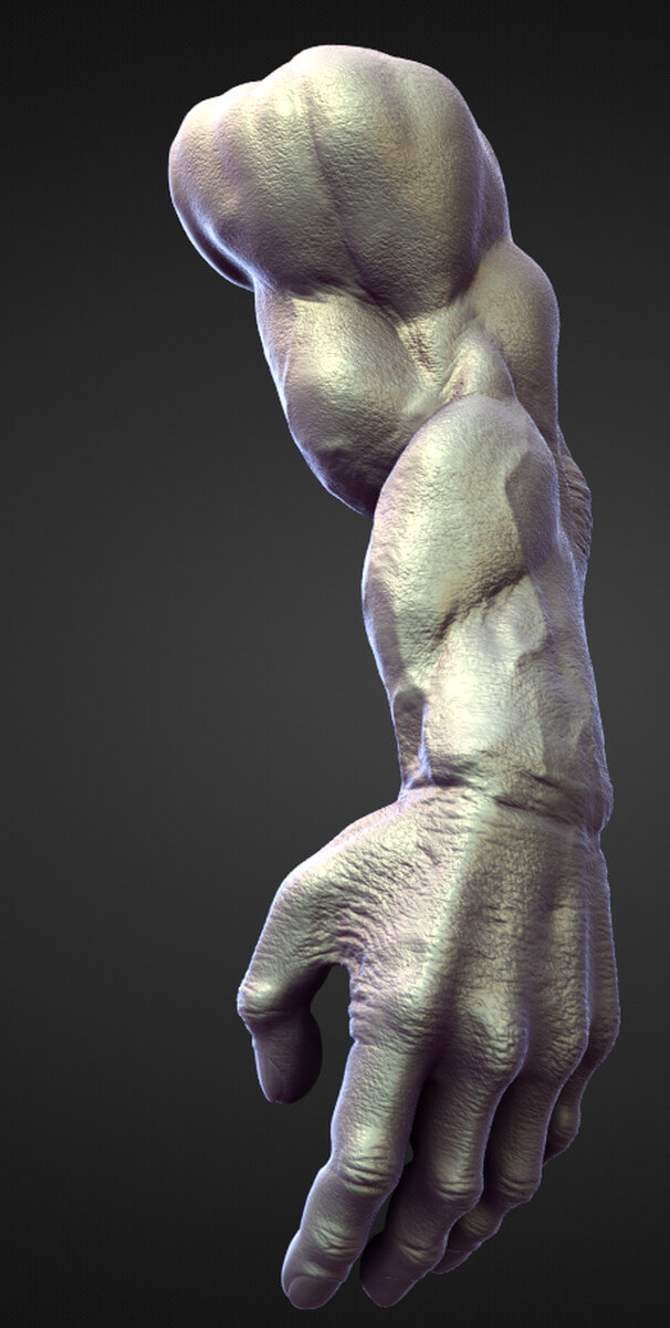 ARM13 High Poly Sculpt - 3D Model by Voltima