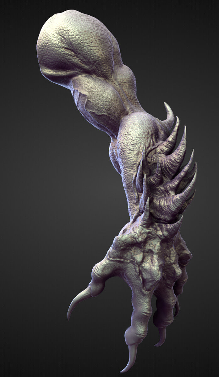 ARM2 High Poly Sculpt - 3D Model by Voltima