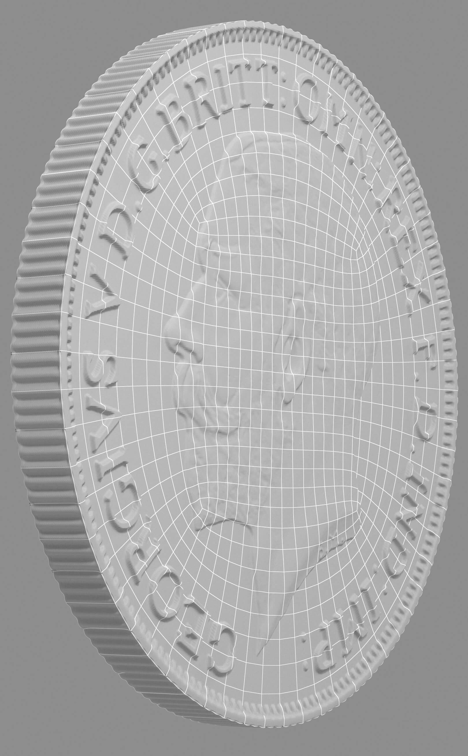 Gold Sovereign Coin George 1911 - 3D Model by Vortiko