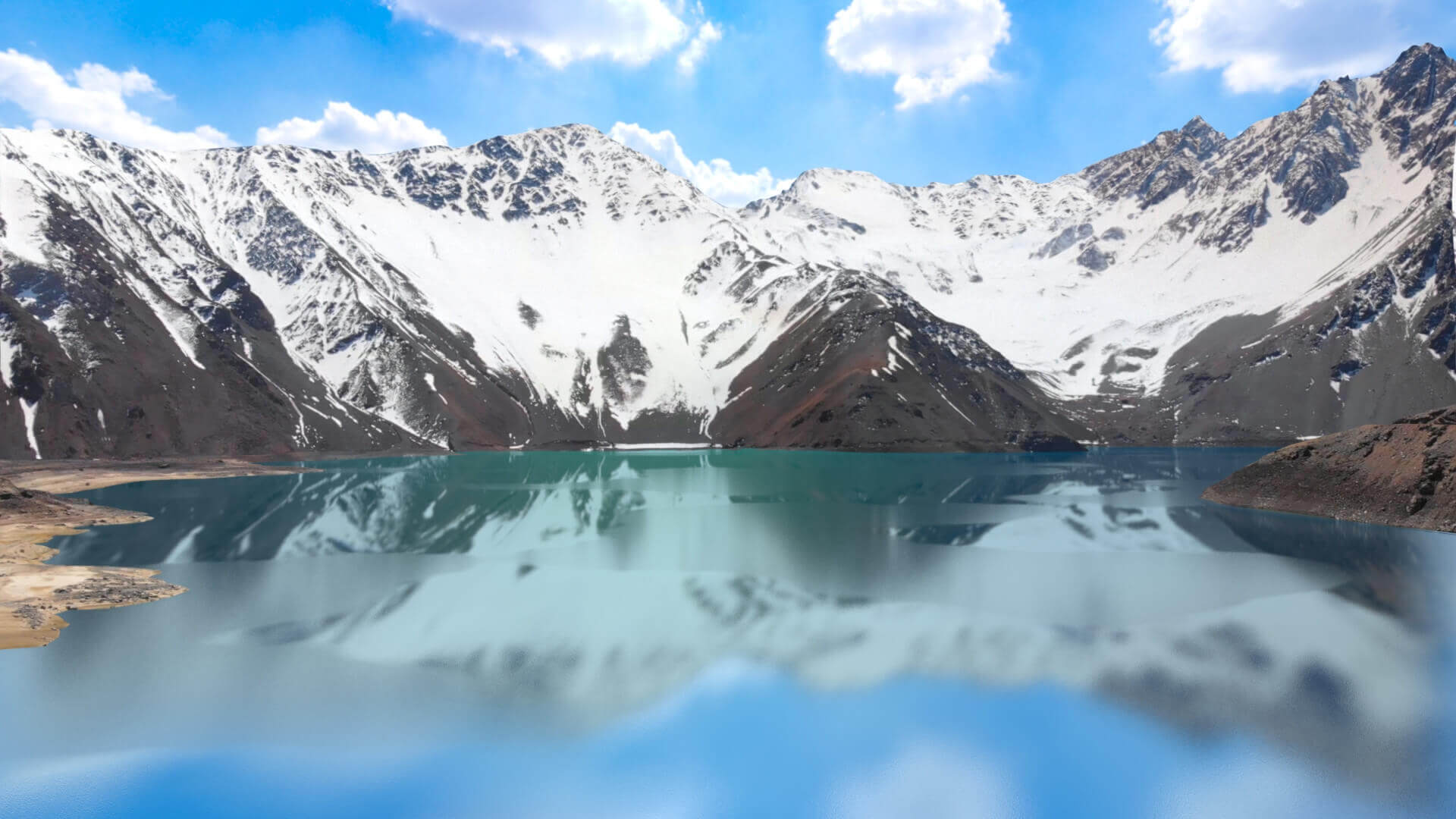 Icy Lagoon - Free 3D Model by voxelatio