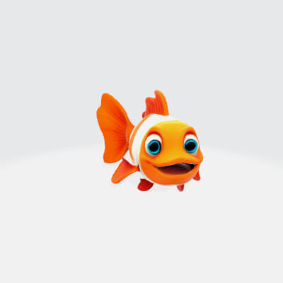IdiotNemoFish - 3D Model by VoxelForge39