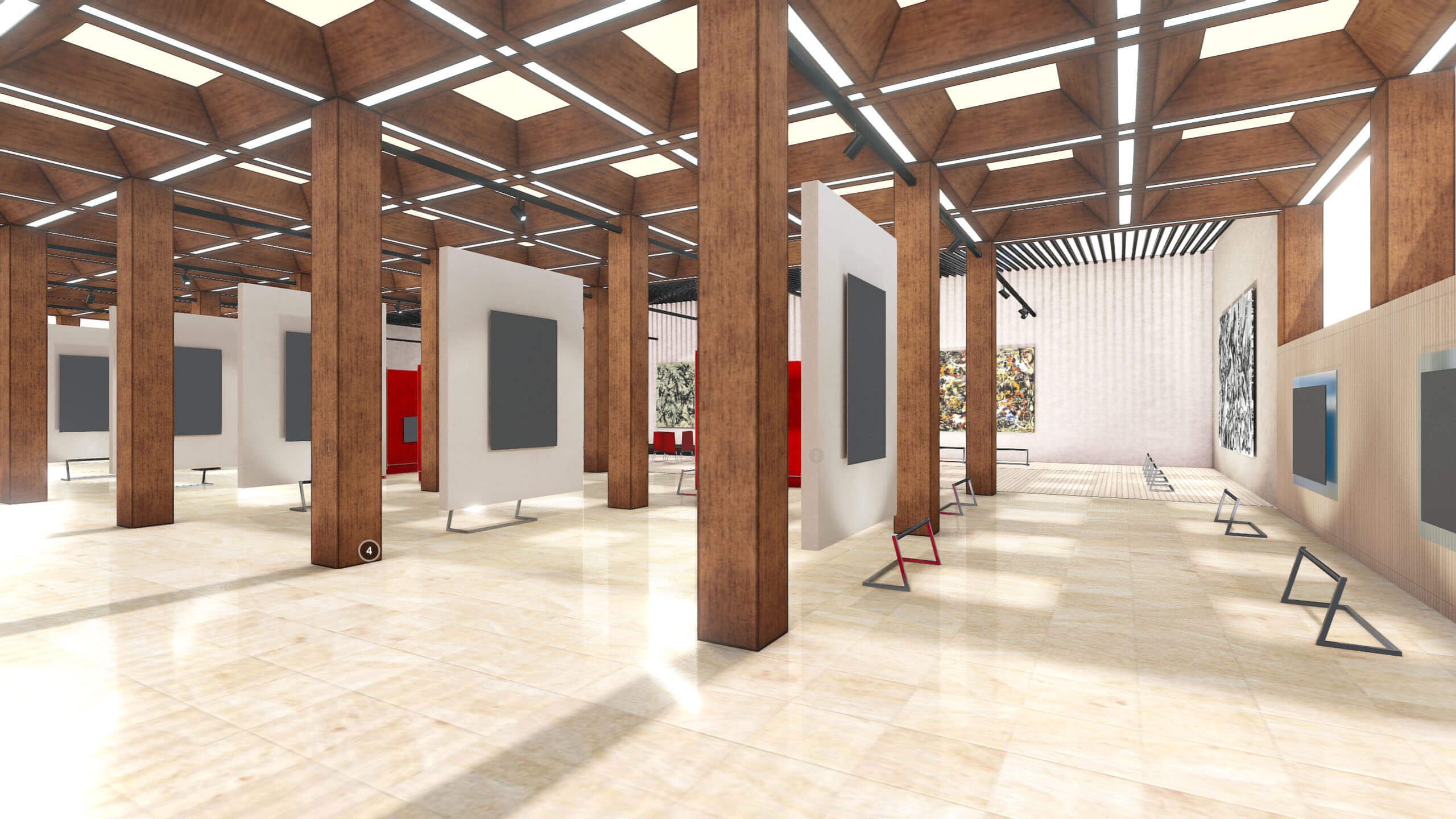 G0005 VR Virtual Reality Art Gallery Australia - 3D Model by VRA