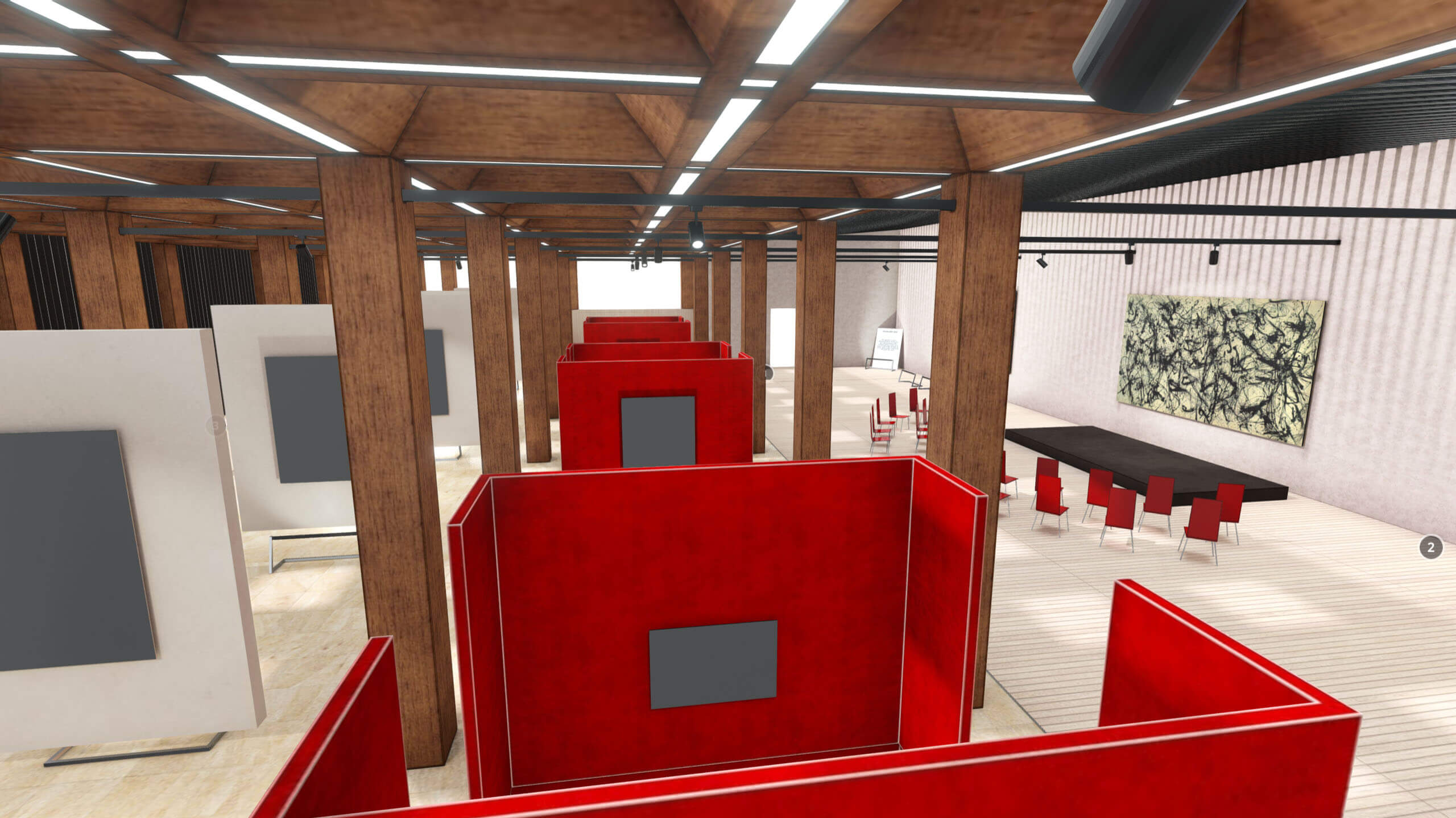 G0005 VR Virtual Reality Art Gallery Australia - 3D Model by VRA