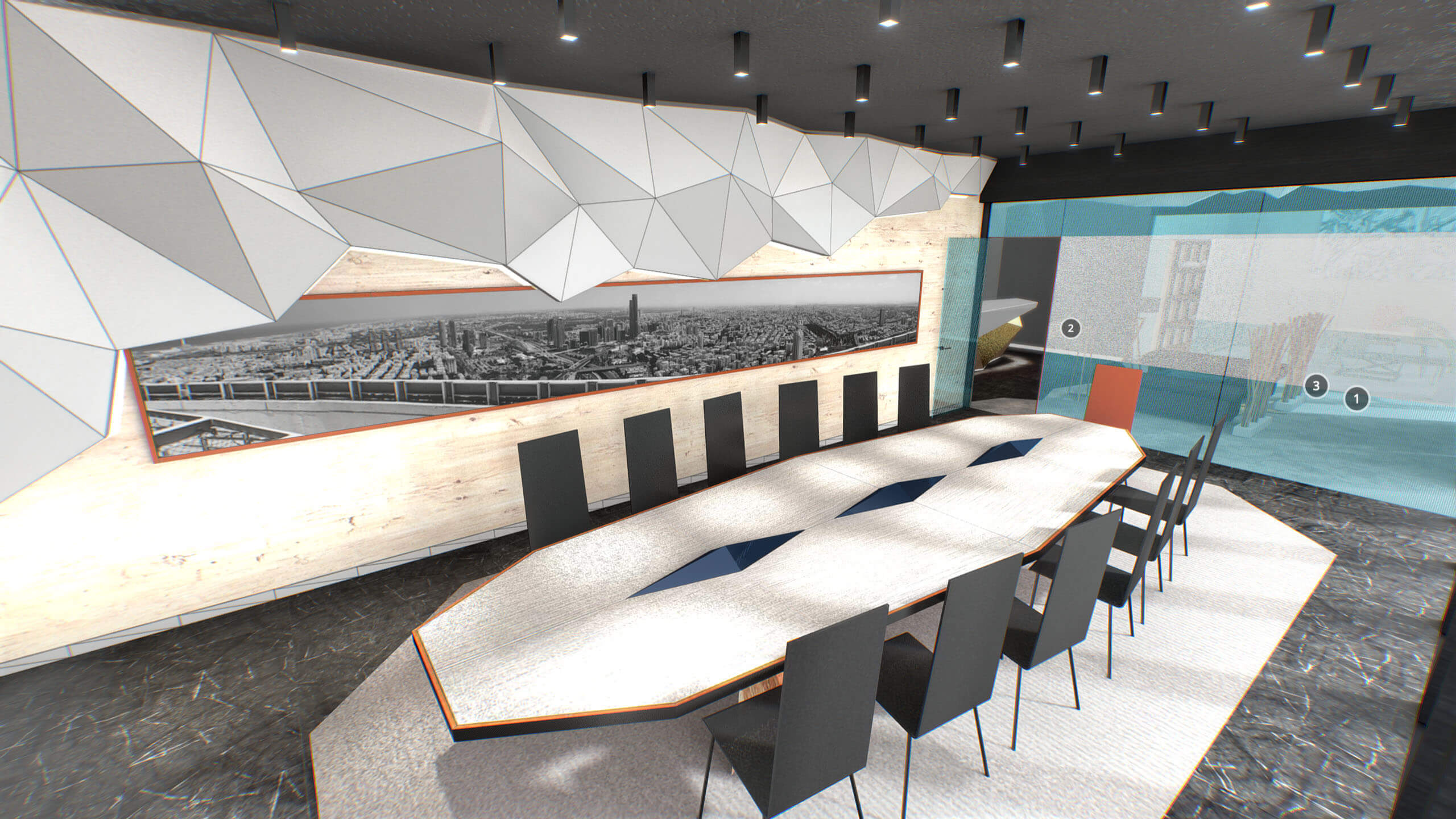G0017 VR Virtual Reality Environment Office - 3D Model by VRA