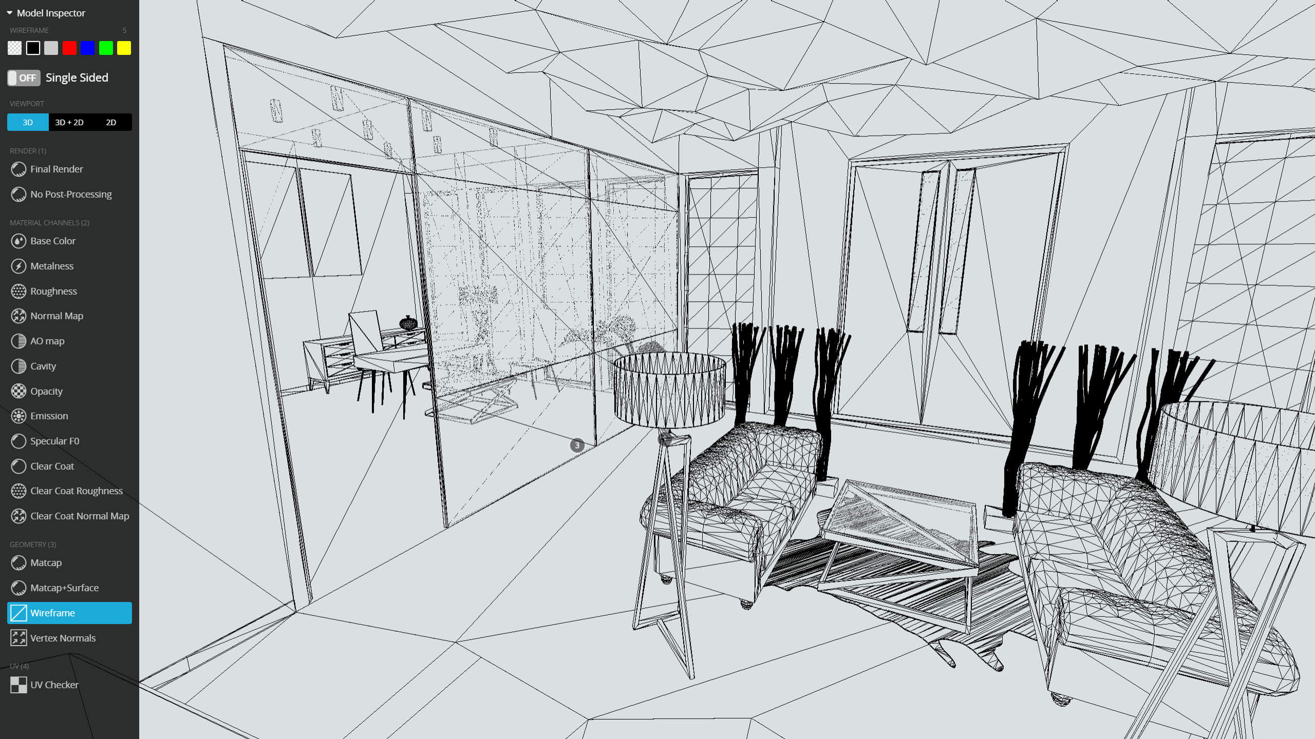 G0017 VR Virtual Reality Environment Office - 3D Model by VRA