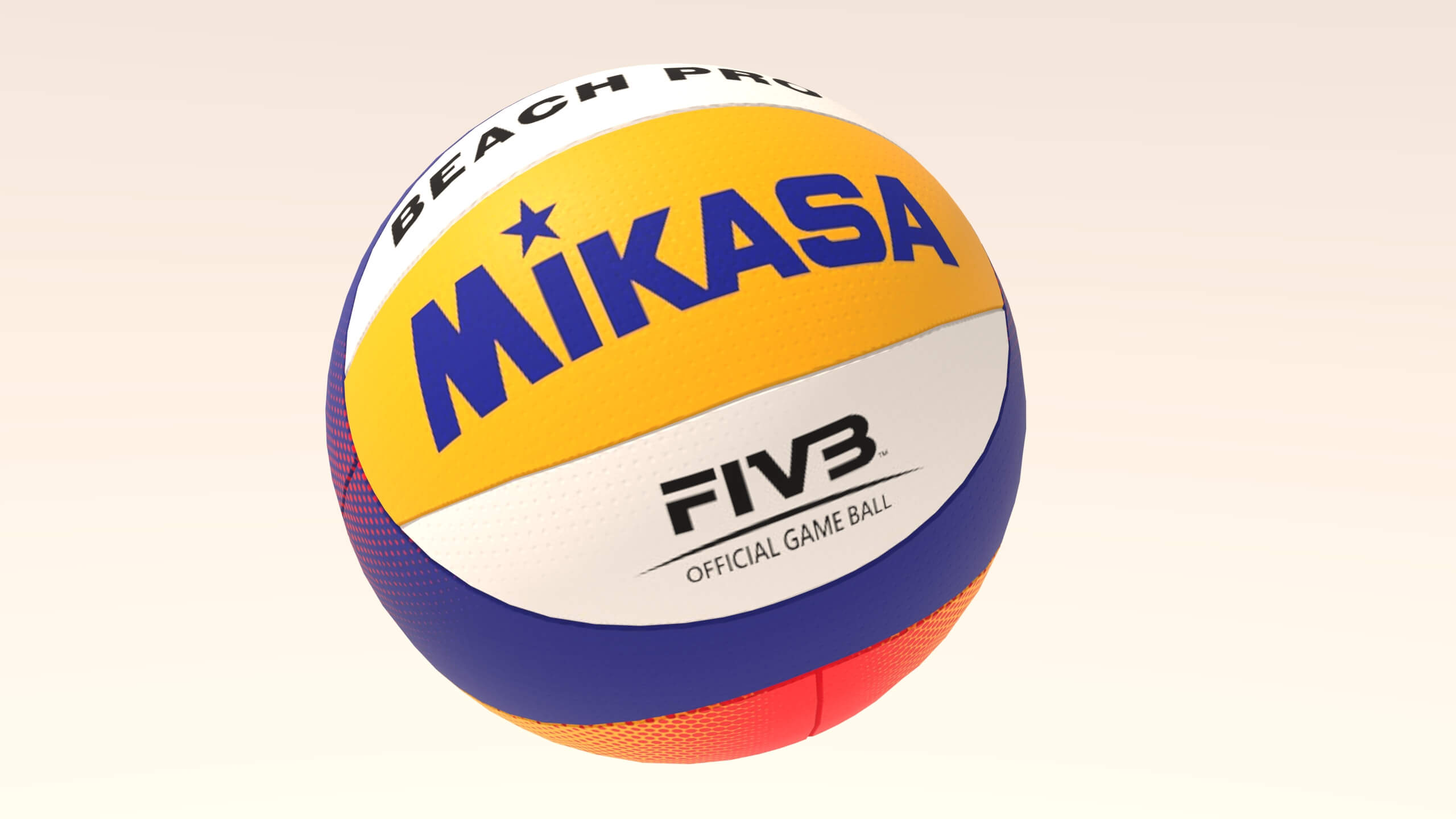 M0002 Beach Volleyball Mikasa 550C Ball - 3D Model by VRA