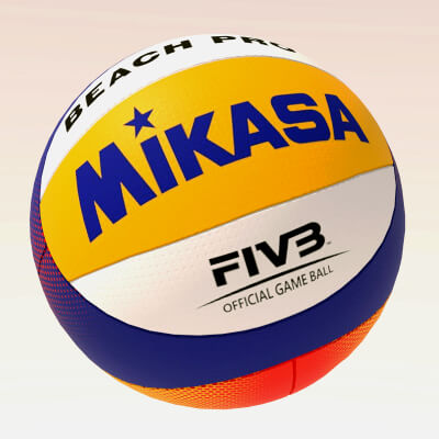 M0002 Beach Volleyball Mikasa 550C Ball - 3D Model by VRA
