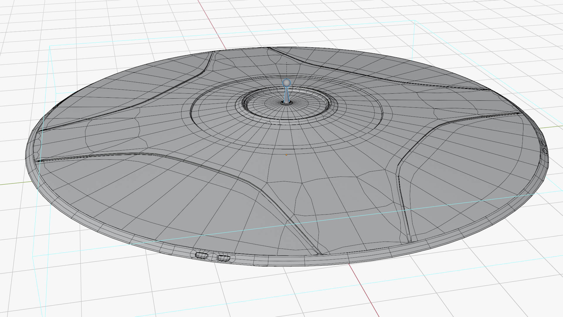 Alien Spaceship - Flying Saucer 3D Model by VRTOON