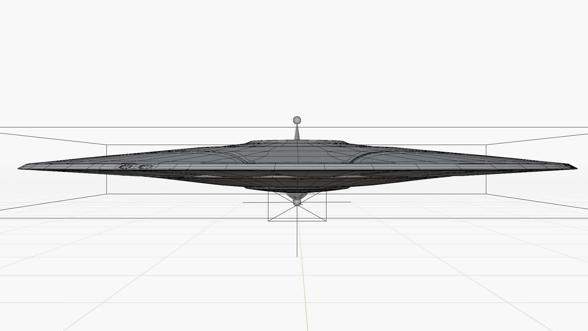 Alien Spaceship - Flying Saucer 3D Model by VRTOON