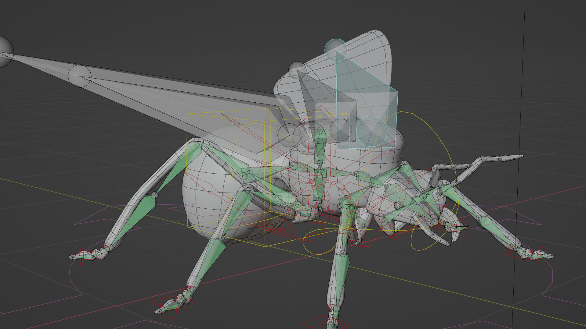 Ant With Wings - 3D Model by VRTOON