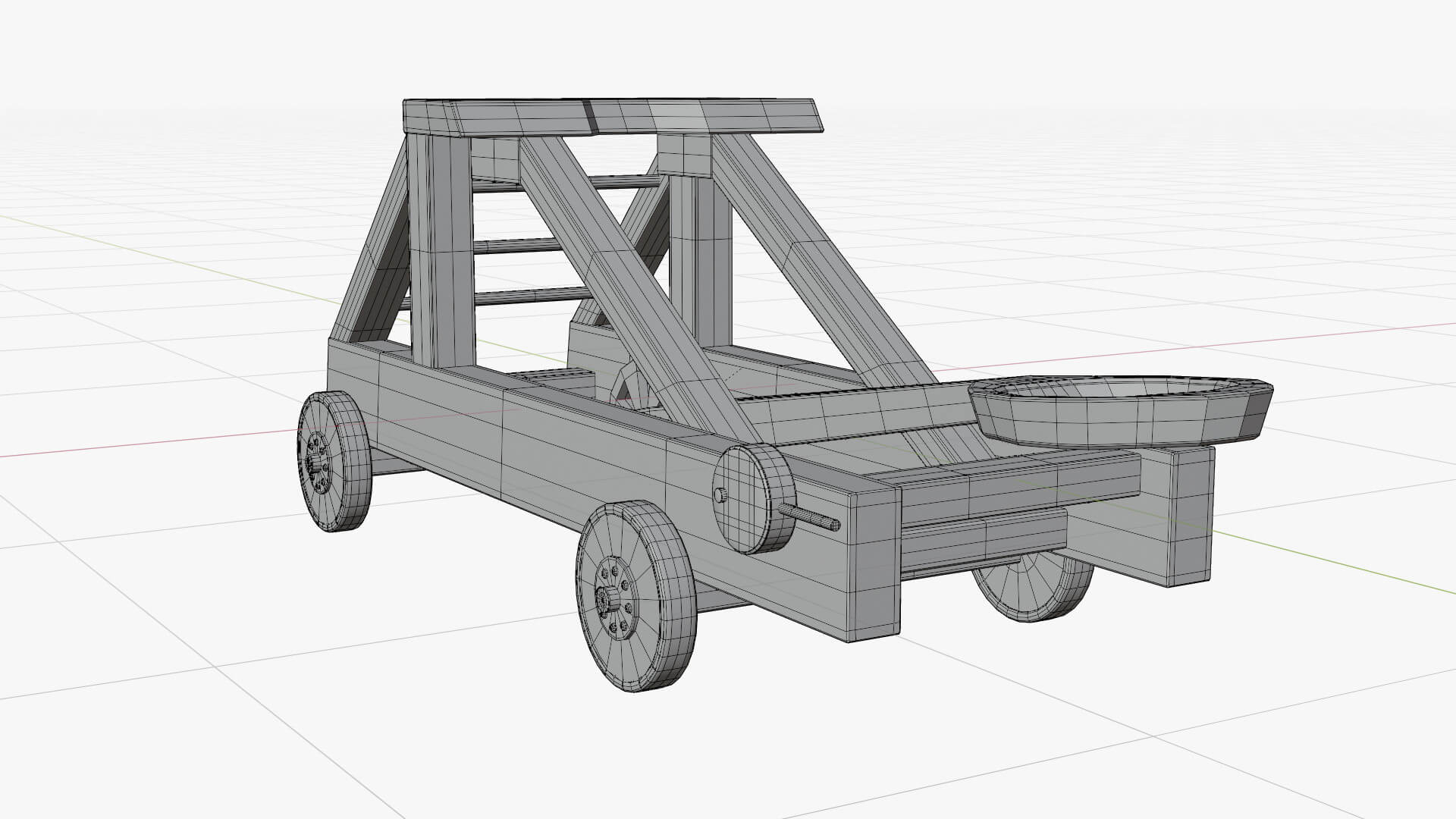 Catapult - 3D Model by VRTOON