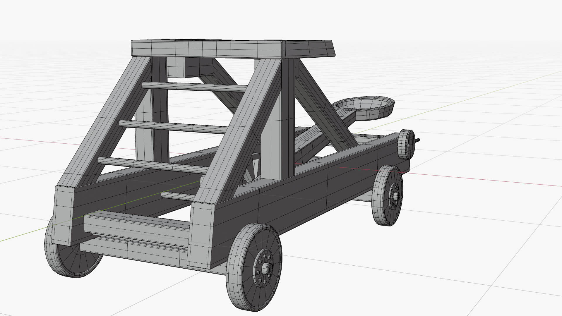 Catapult - 3D Model by VRTOON