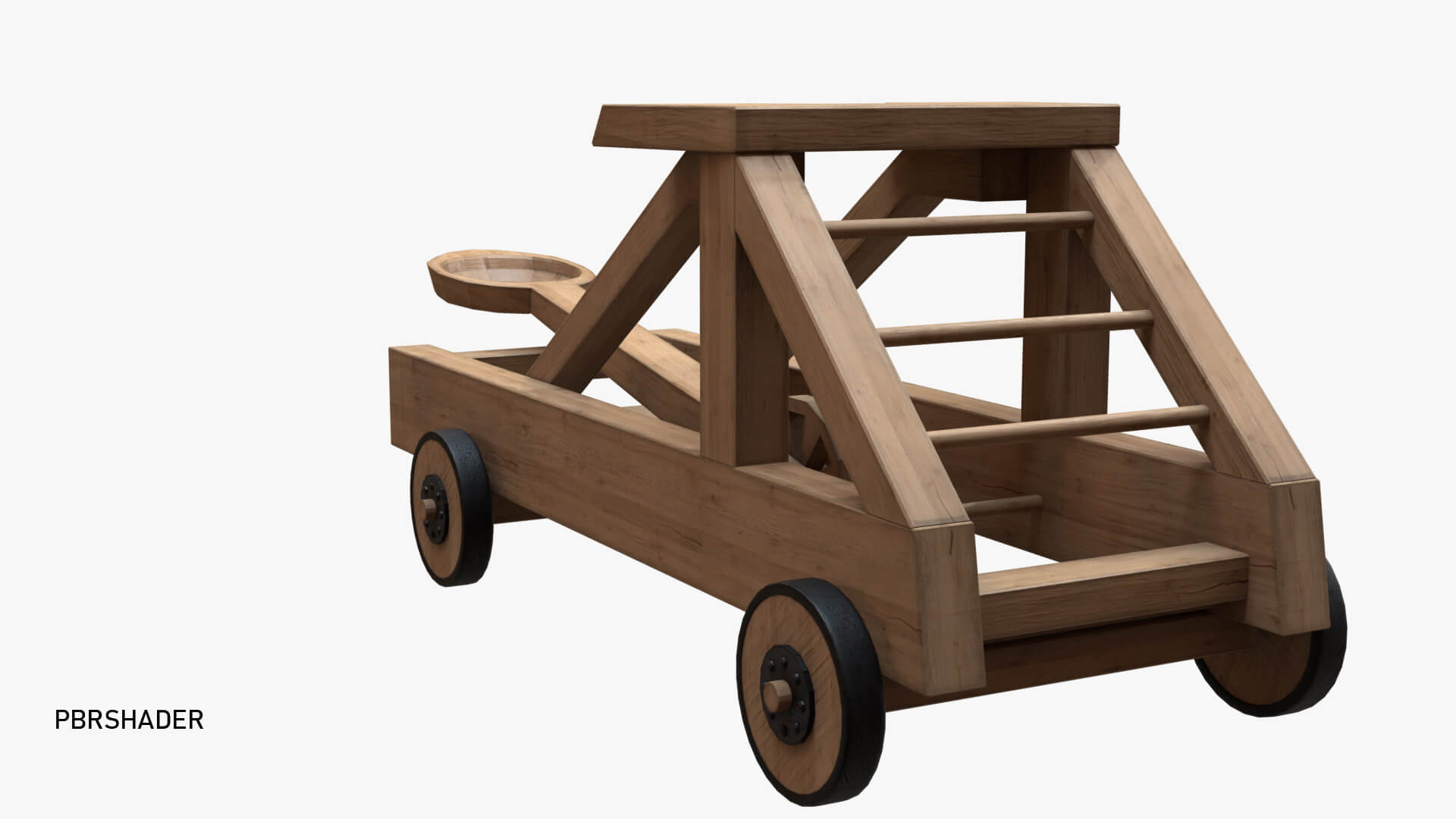 Catapult - 3D Model by VRTOON