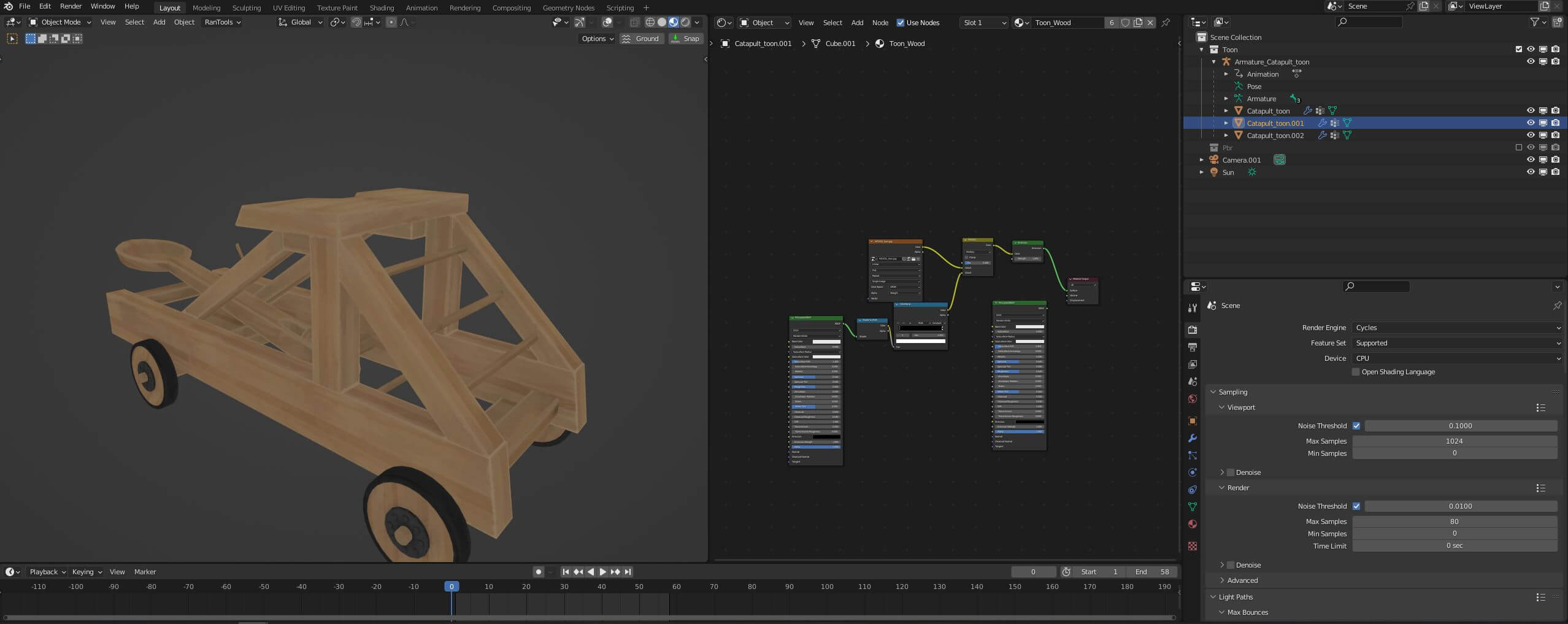 Catapult - 3D Model by VRTOON