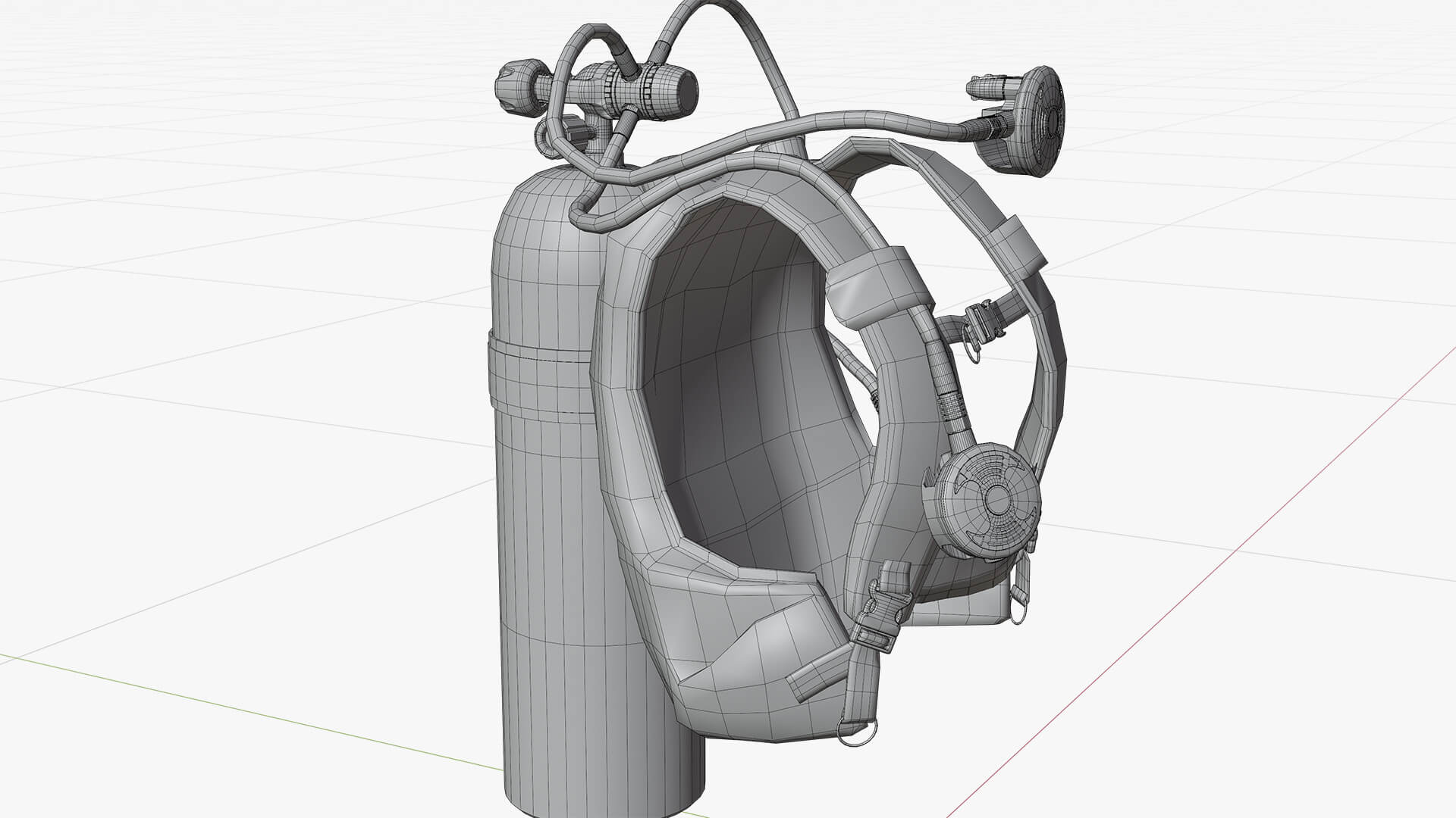Diving Equipment - 3D Model by VRTOON
