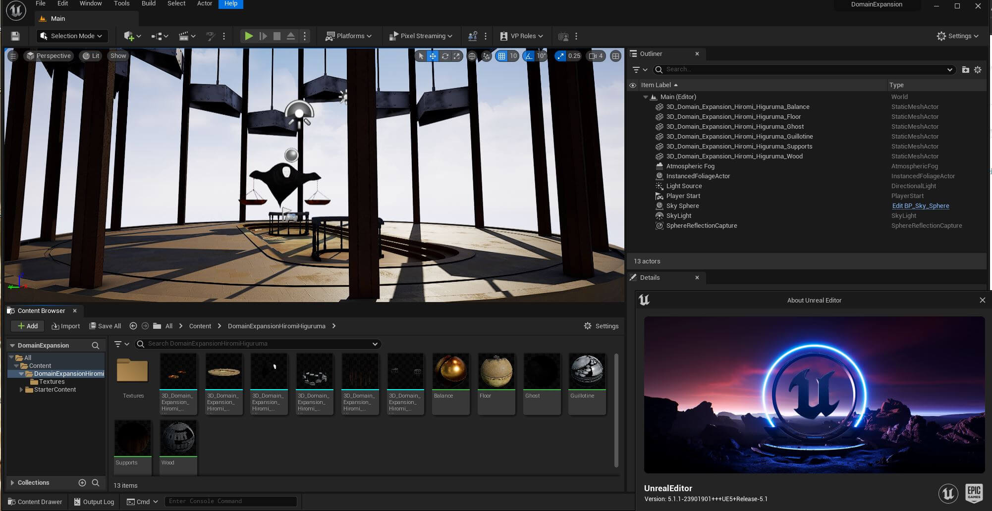 Domain Expansion Hiromi Higuruma - 3D Model by VRTOON