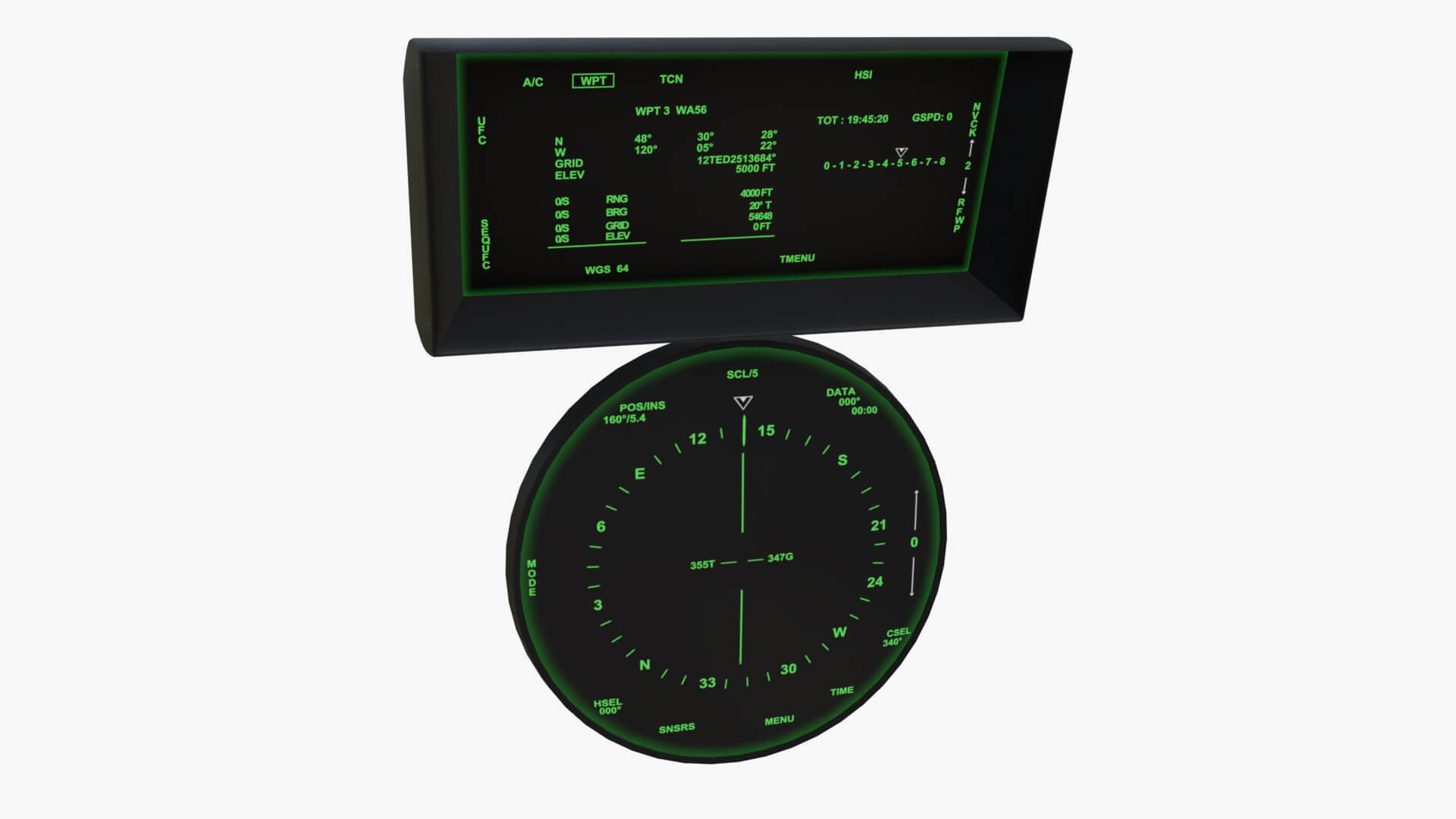 Fighter Jet Cockpit Control Panel - 3D Model by VRTOON