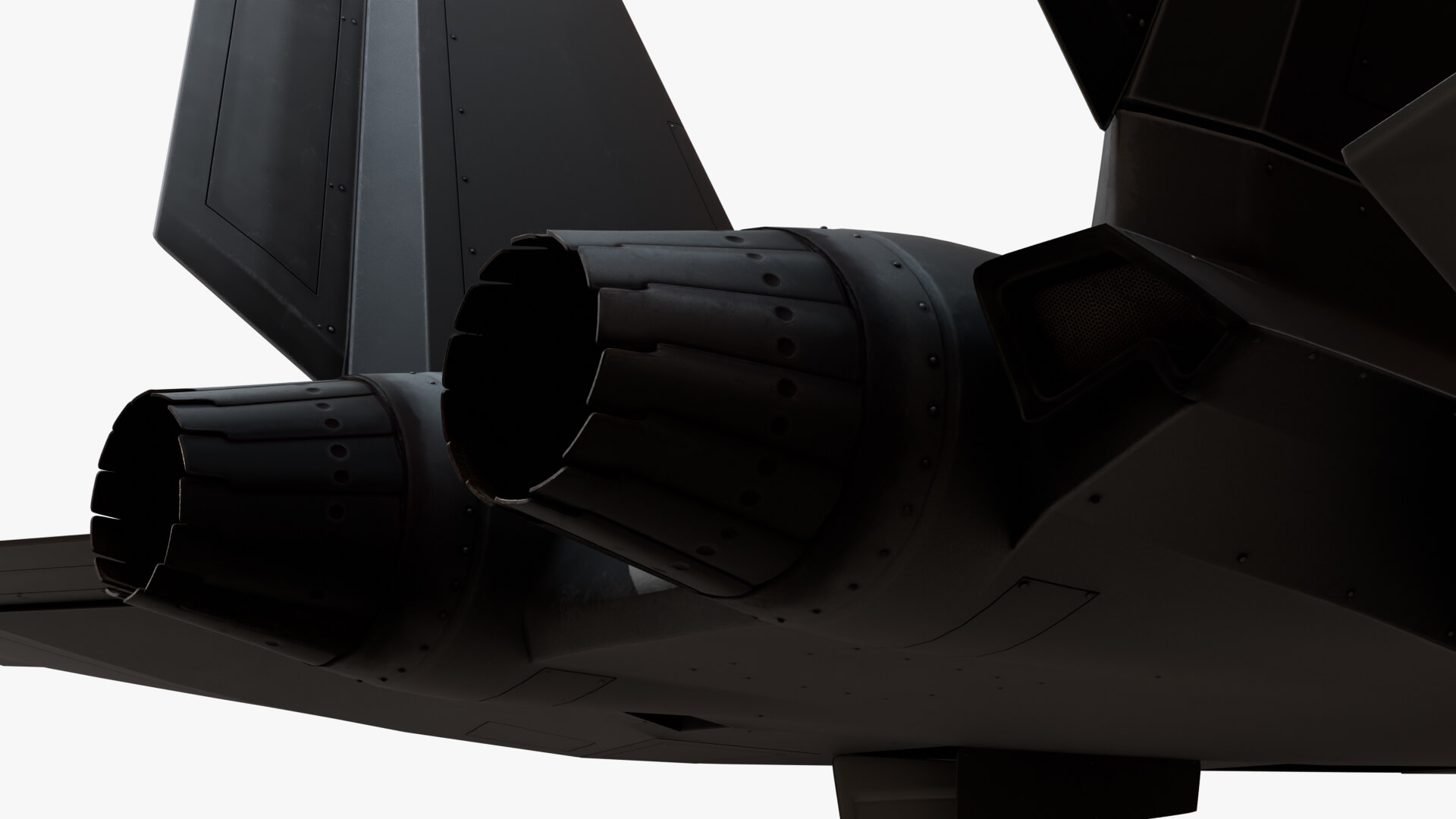 Stealth Fighter Jet 3D Model - Futuristic Military Aircraft by VRTOON