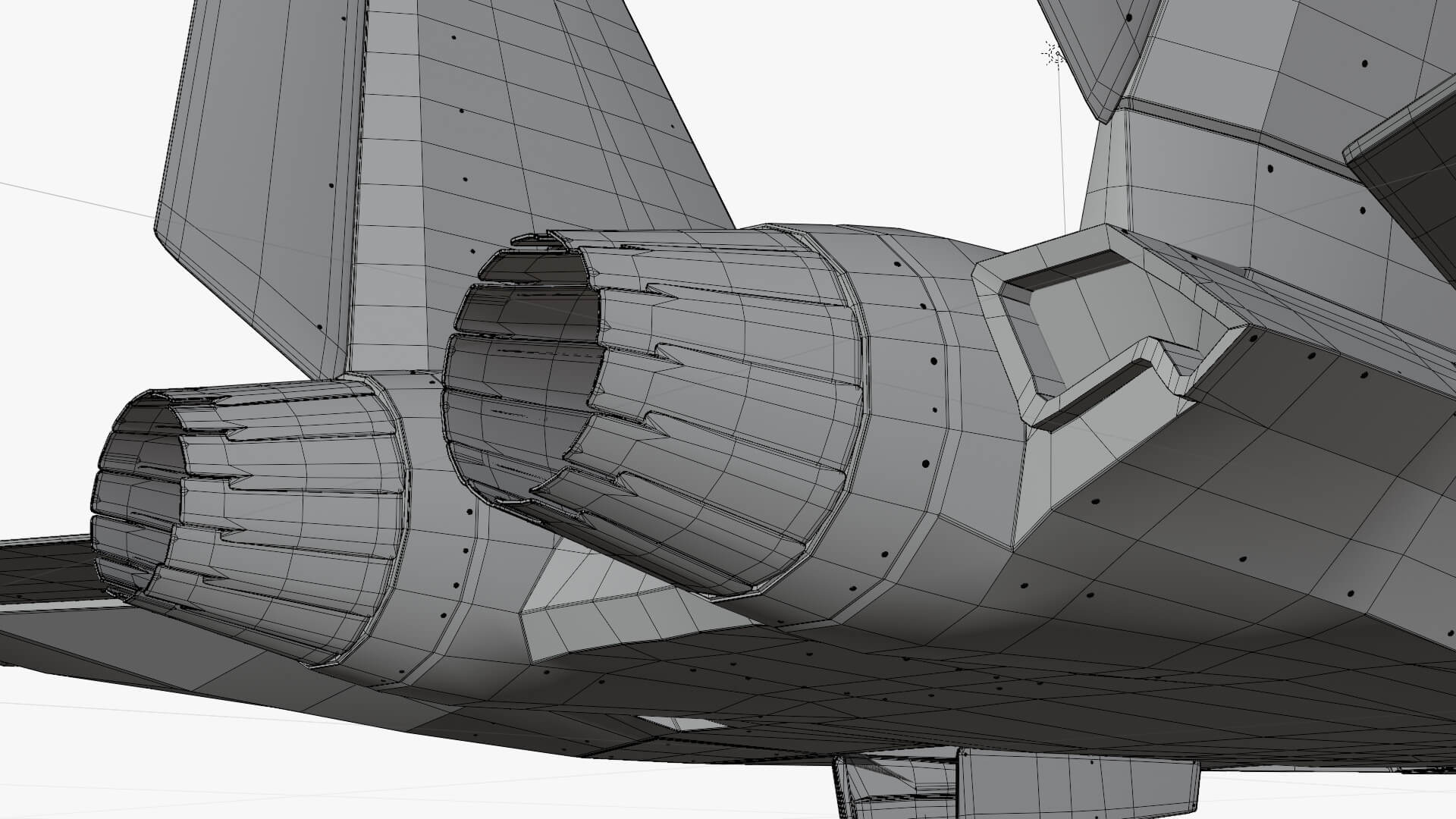 Stealth Fighter Jet 3D Model - Futuristic Military Aircraft by VRTOON