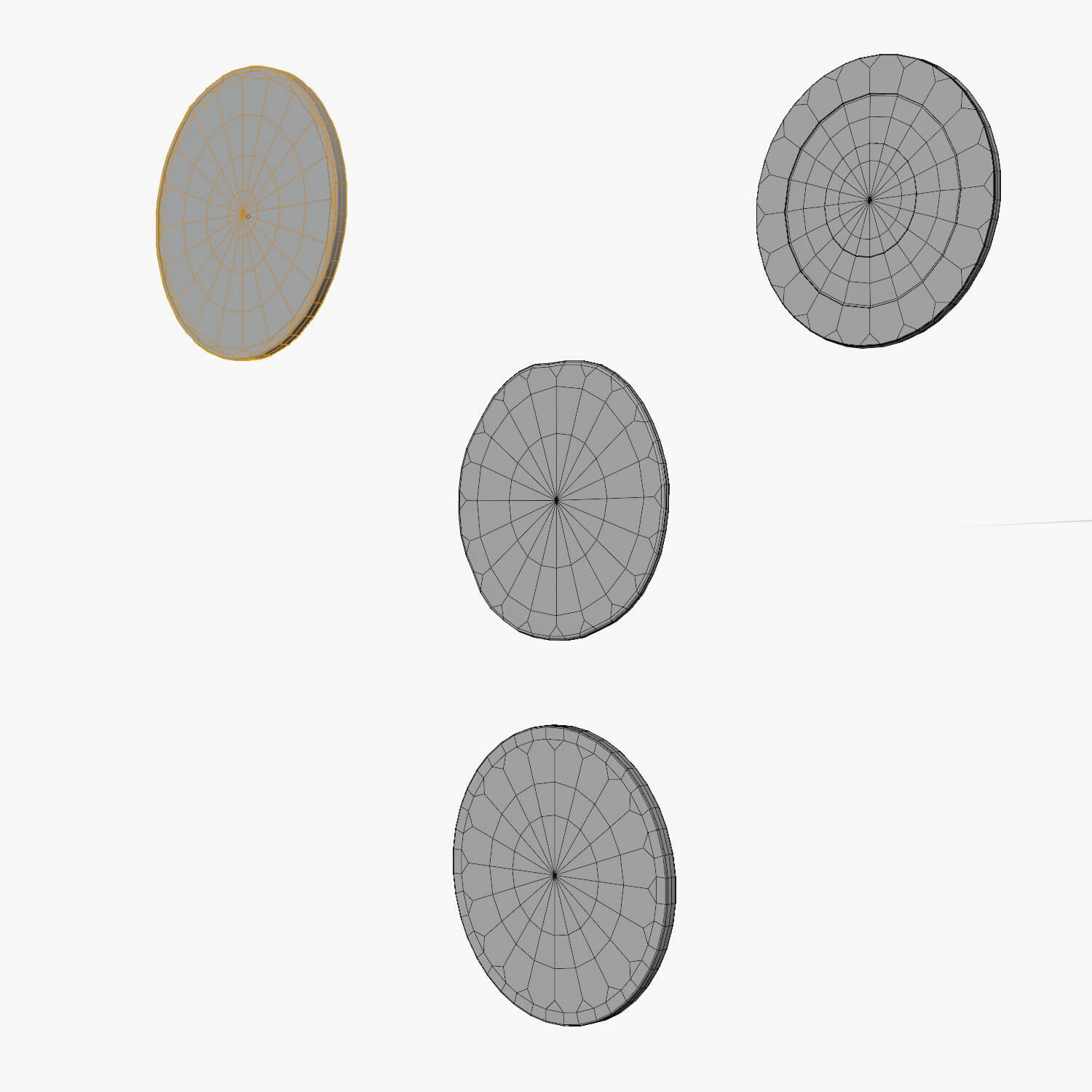 Gold Coin With Ancient Symbols - 3D Model by VRTOON