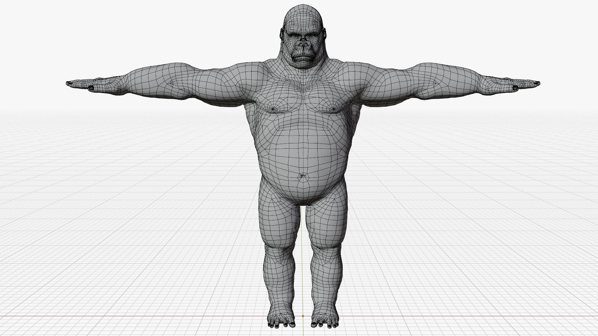 Gorilla - King Kong - V2 3D Model by VRTOON
