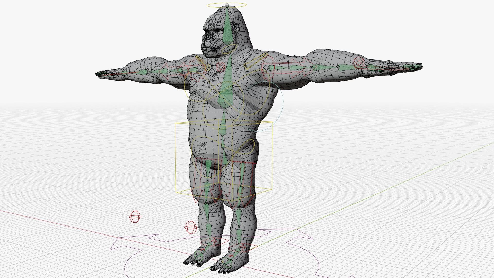 Gorilla - King Kong - V2 3D Model by VRTOON