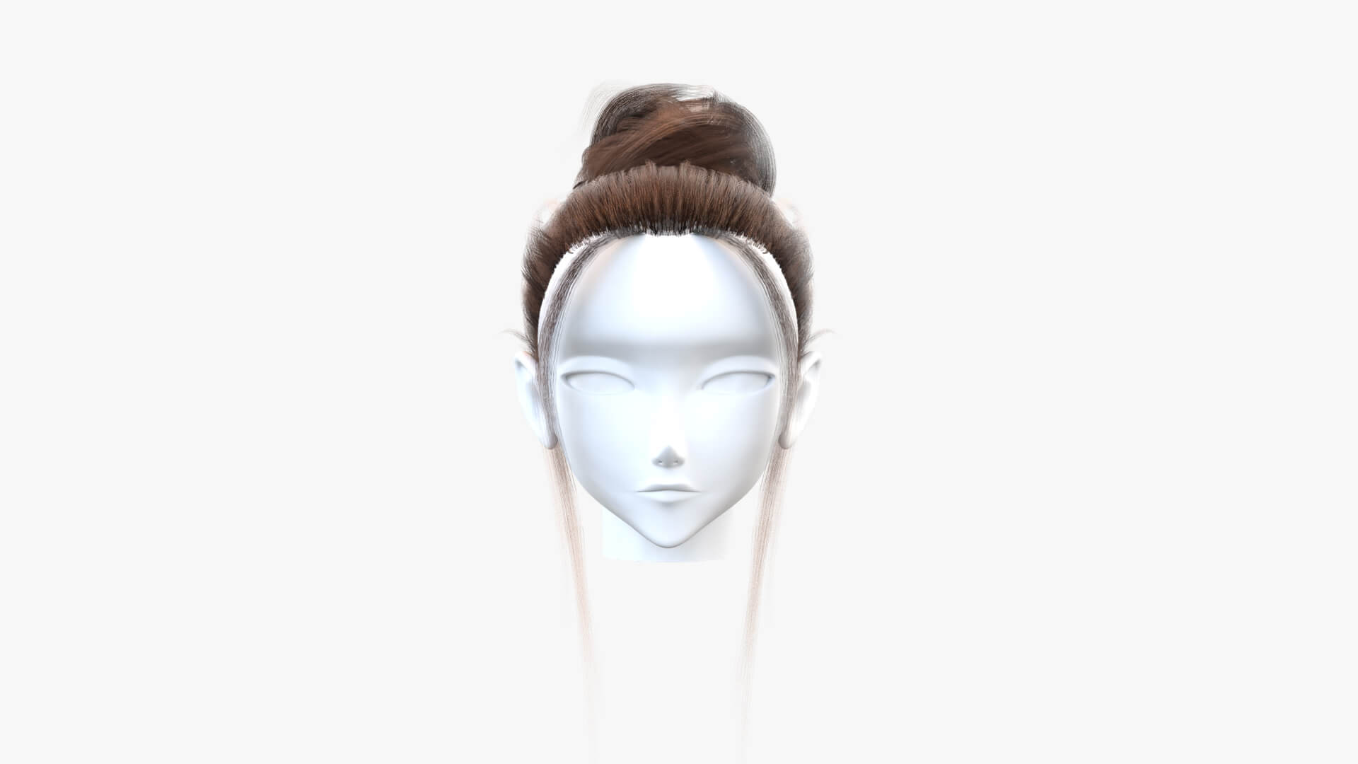 Hair Realistic - 02 3D Model by VRTOON