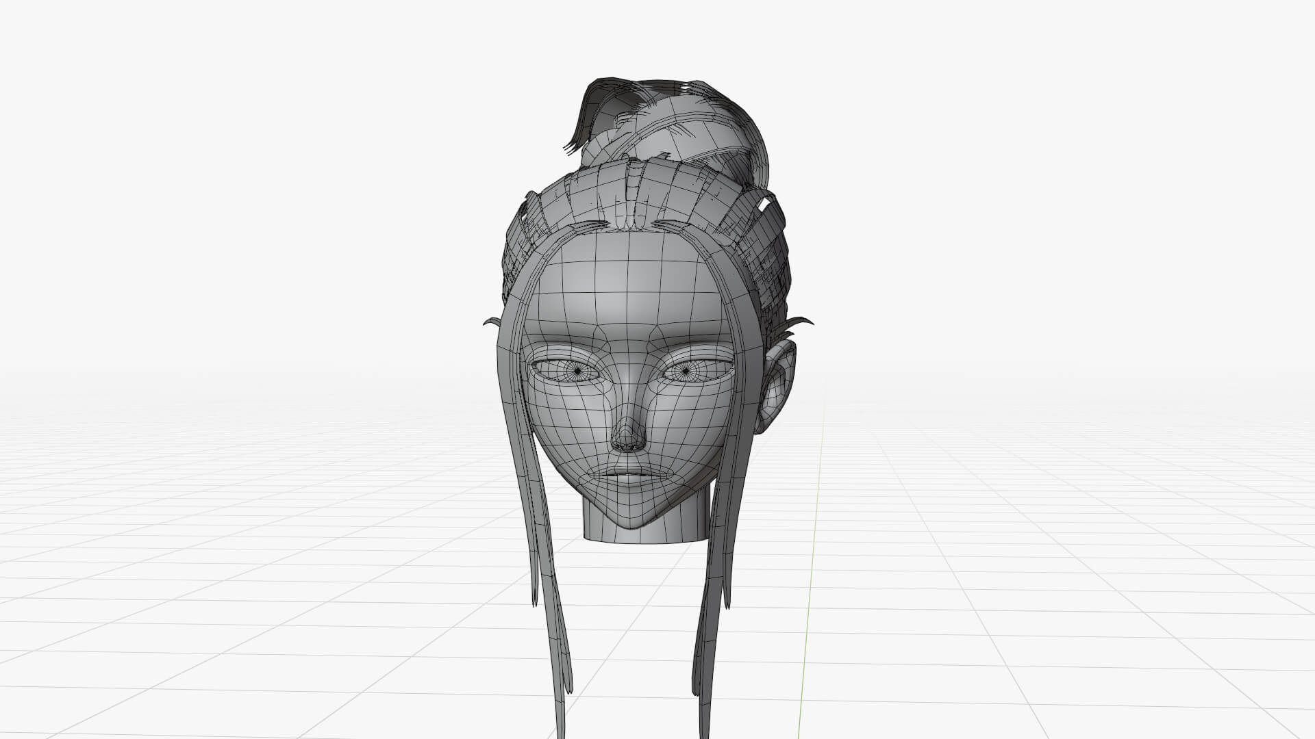 Hair Realistic - 02 3D Model by VRTOON